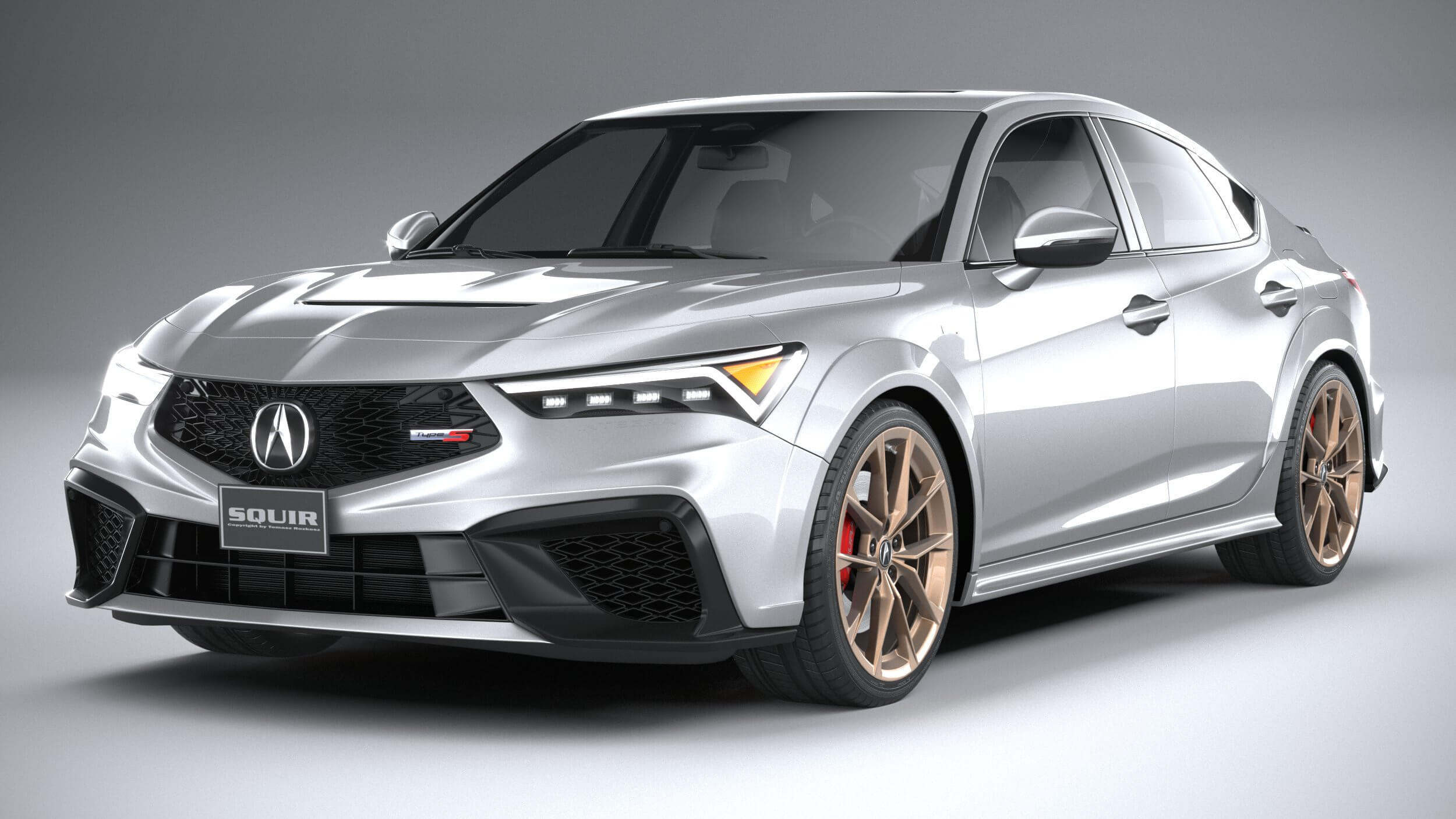 Acura Integra Type S 2024 - 3D Model by SQUIR