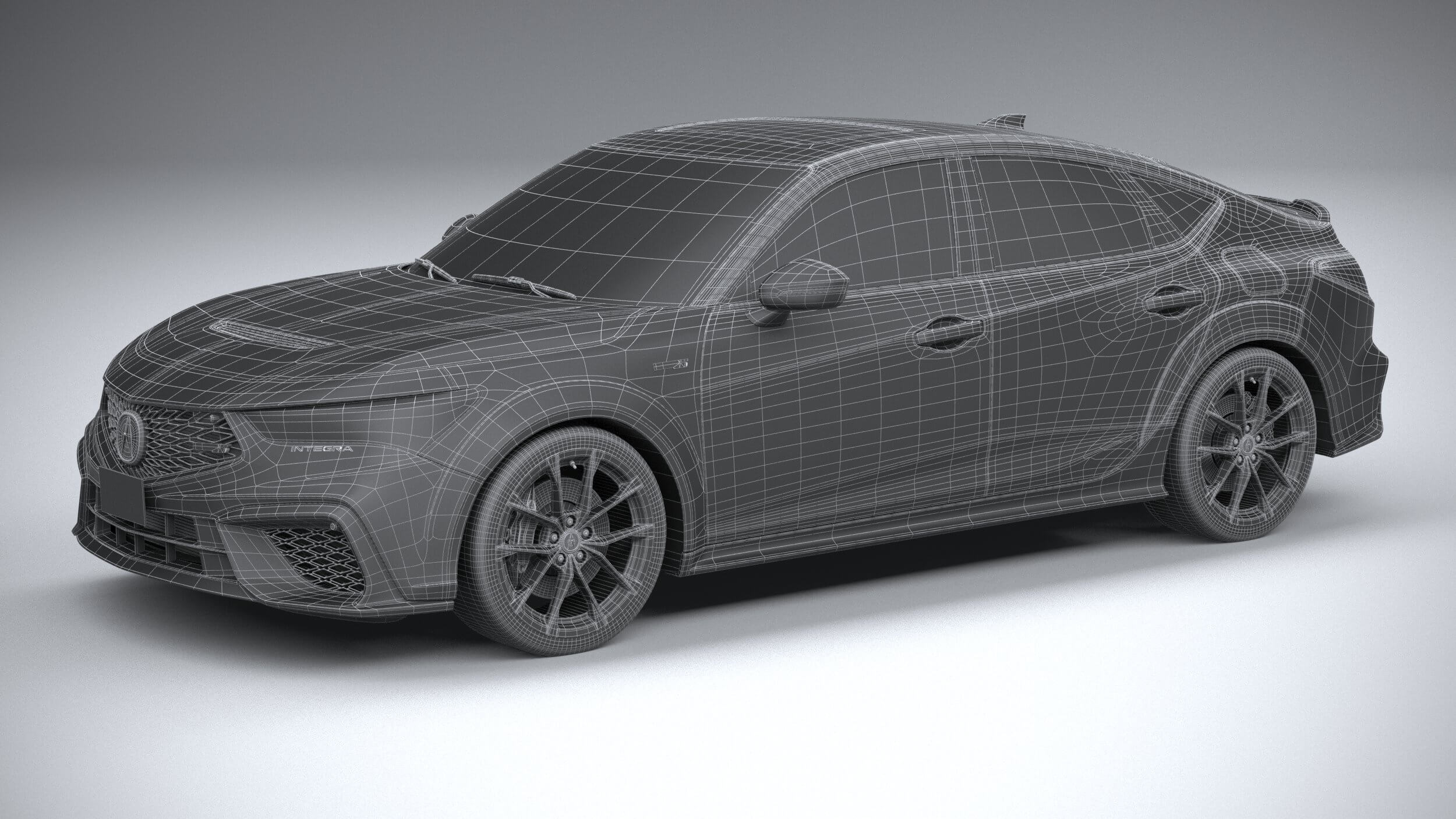 Acura Integra Type S 2024 - 3D Model by SQUIR