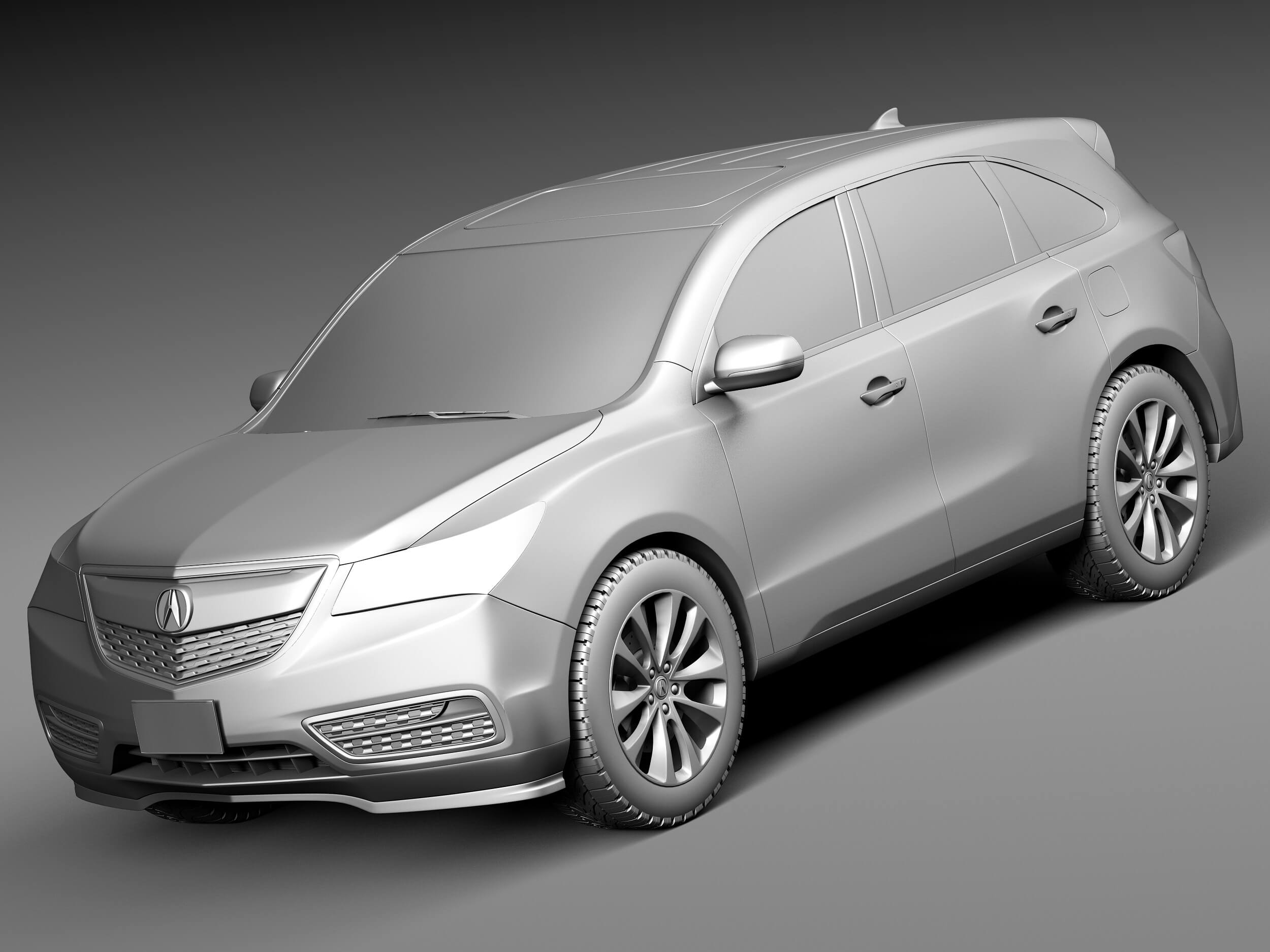 Acura MDX 2014 - 3D Model by SQUIR