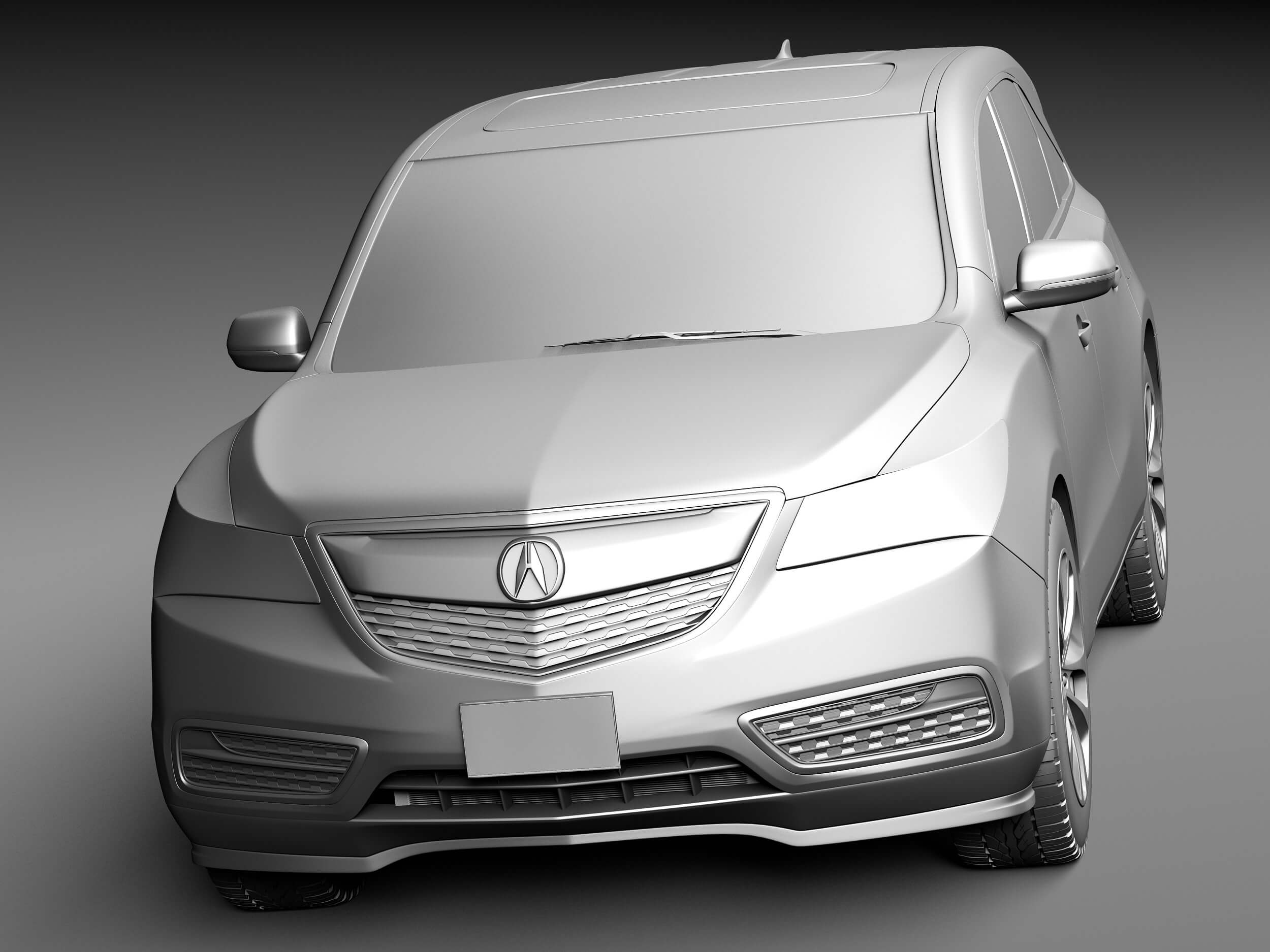 Acura MDX 2014 - 3D Model by SQUIR