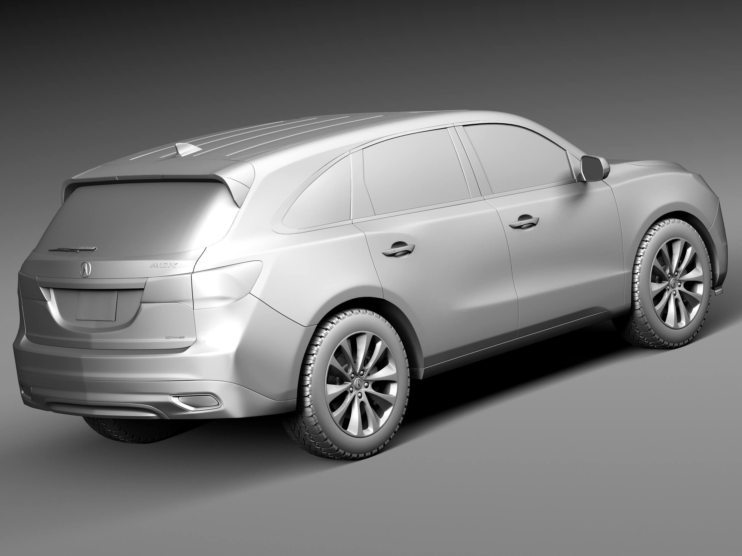 Acura MDX 2014 - 3D Model by SQUIR