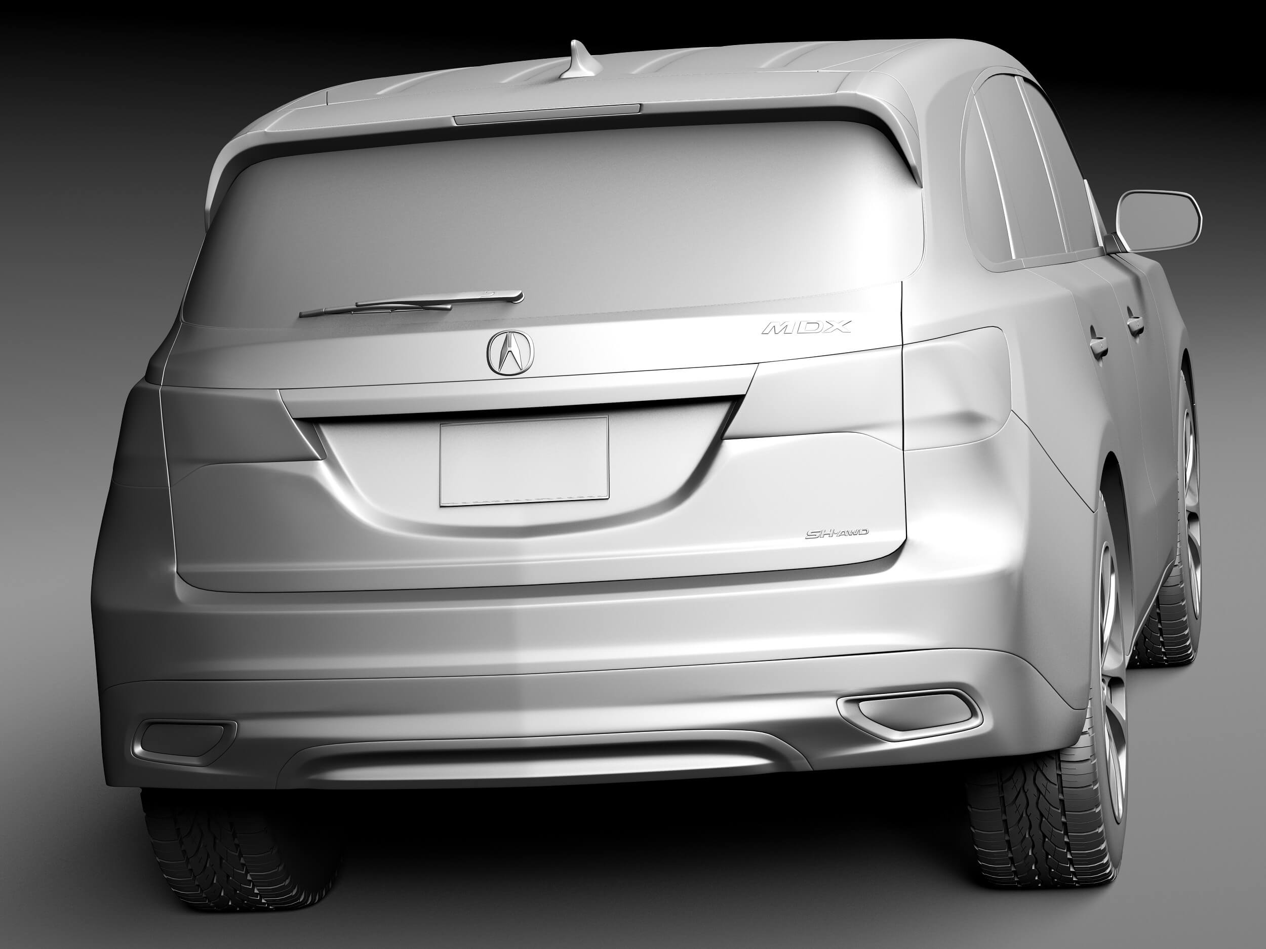 Acura MDX 2014 - 3D Model by SQUIR