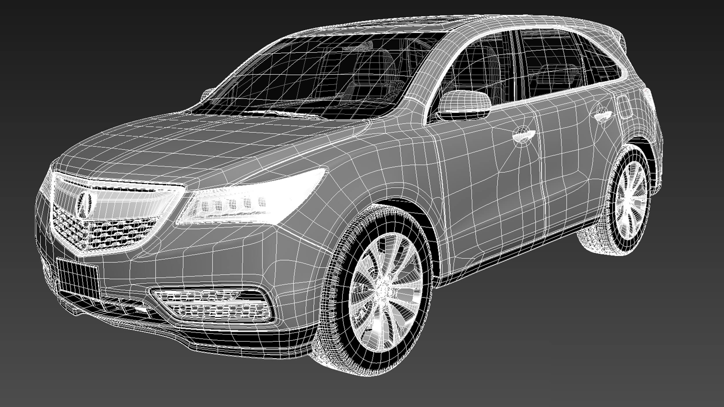 Acura MDX 2014 - 3D Model by SQUIR