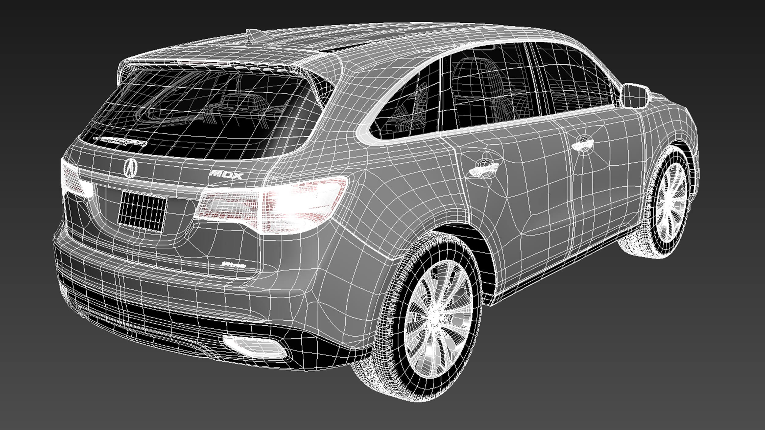 Acura MDX 2014 - 3D Model by SQUIR