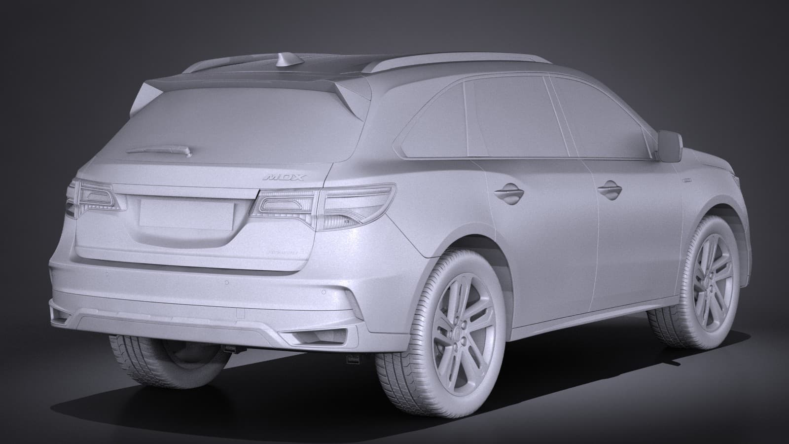 Acura MDX 2017 - 3D Model by SQUIR