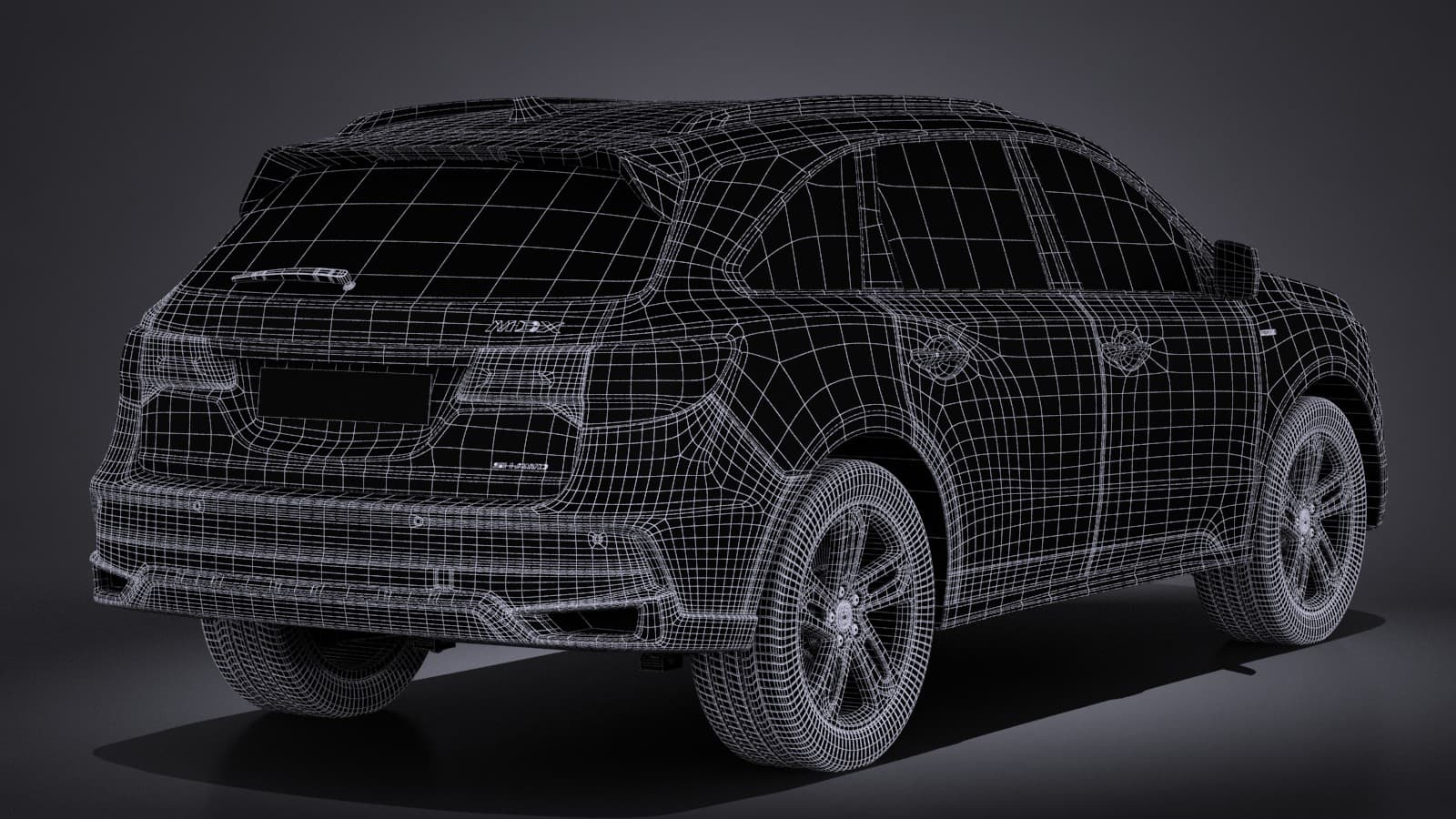 Acura MDX 2017 - 3D Model by SQUIR