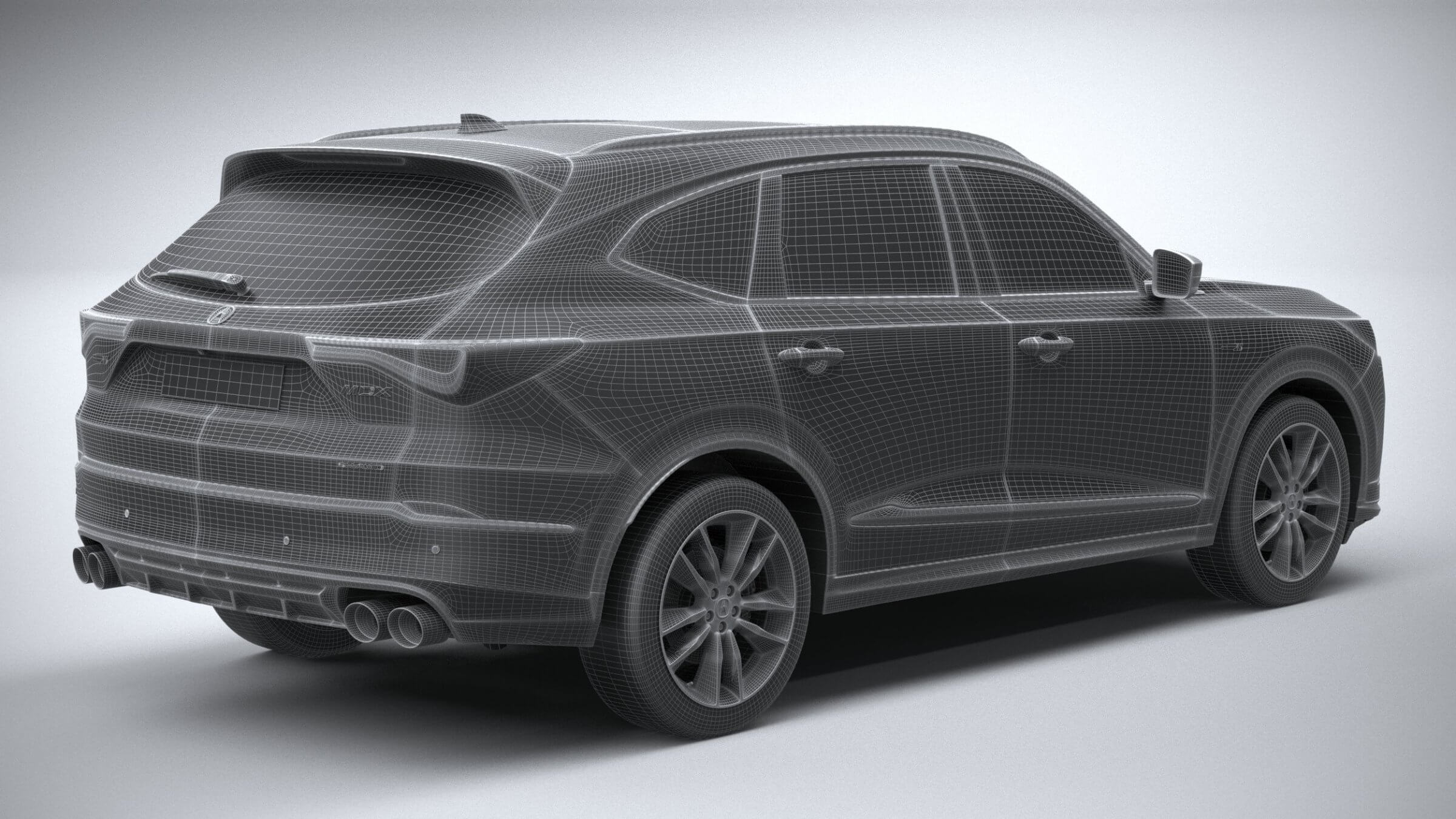 Acura MDX Type S 2022 - 3D Model by SQUIR