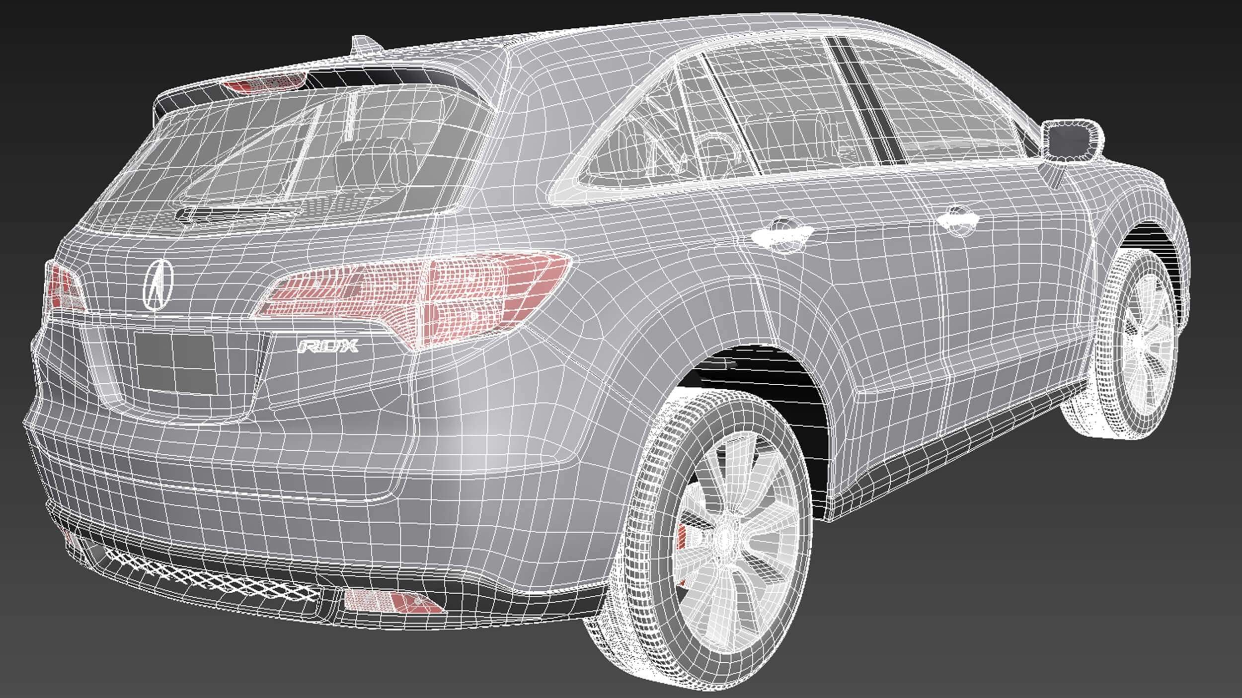 Acura RDX 2013 - 3D Model by SQUIR