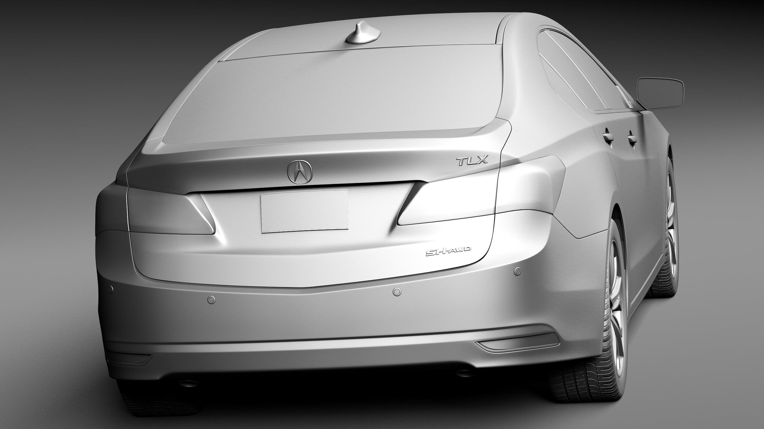Acura TLX 2015 - 3D Model by SQUIR
