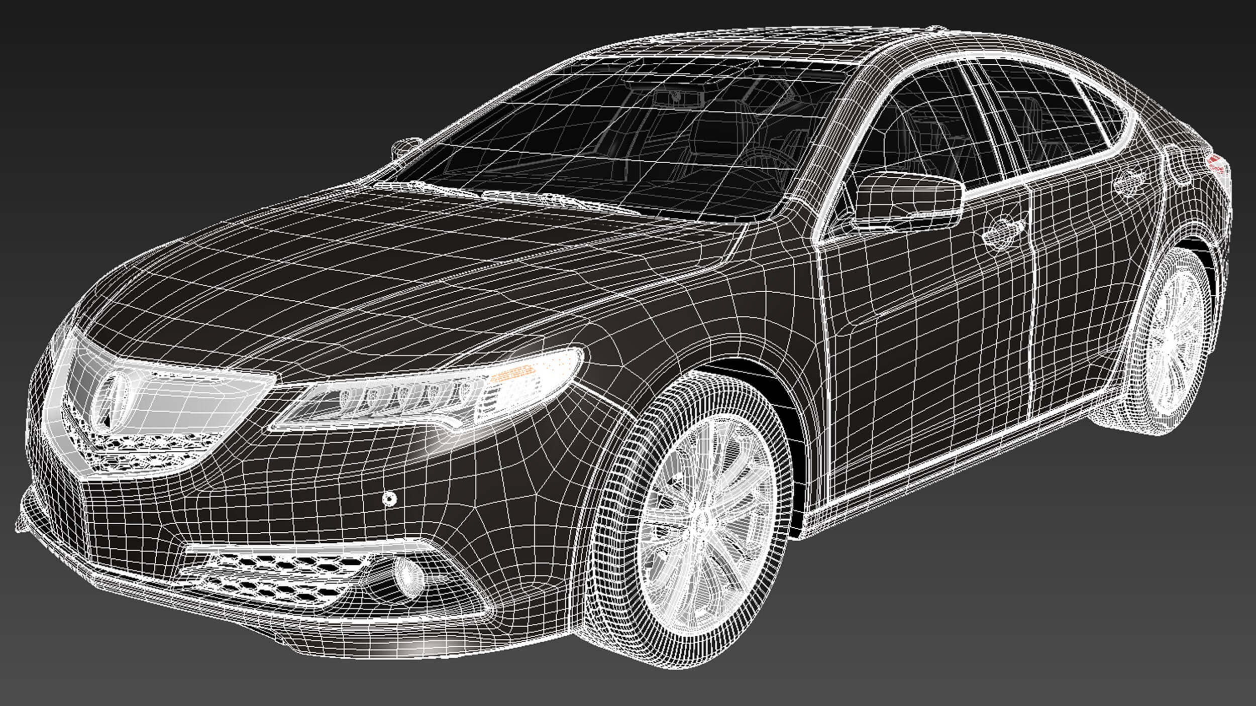 Acura TLX 2015 - 3D Model by SQUIR