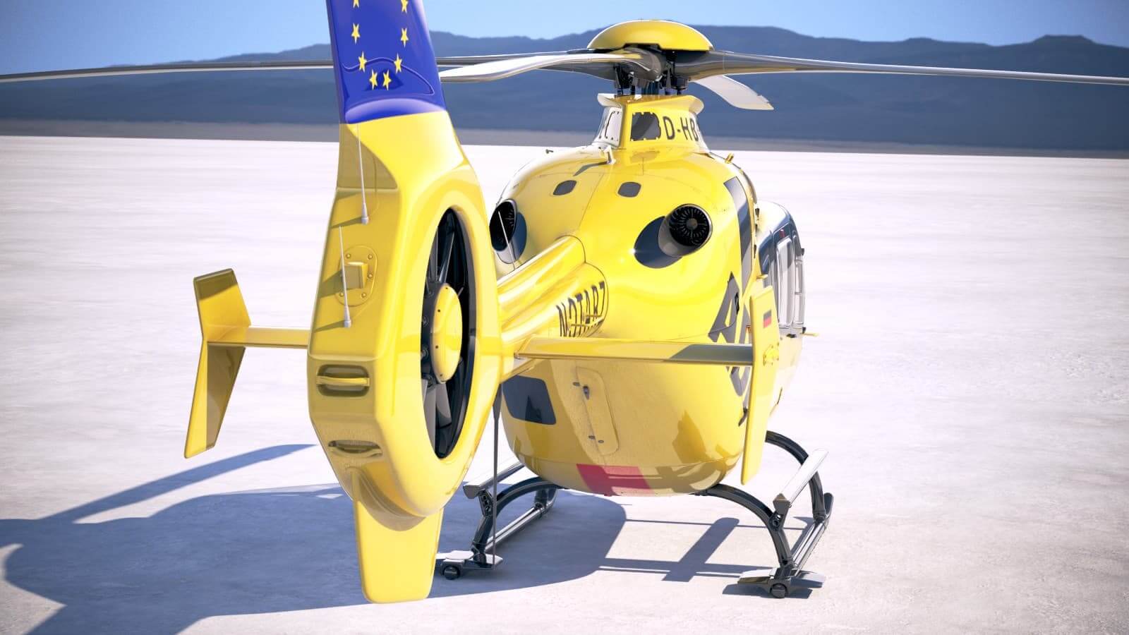 ADAC Eurocopter EC135 - 3D Model by SQUIR