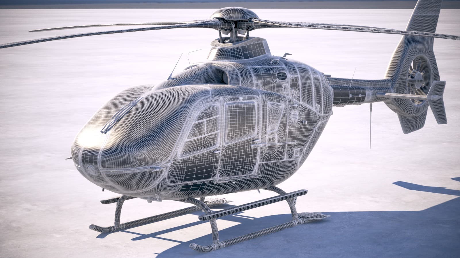 ADAC Eurocopter EC135 - 3D Model by SQUIR
