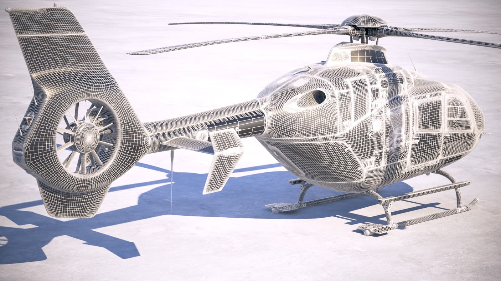 ADAC Eurocopter EC135 - 3D Model by SQUIR