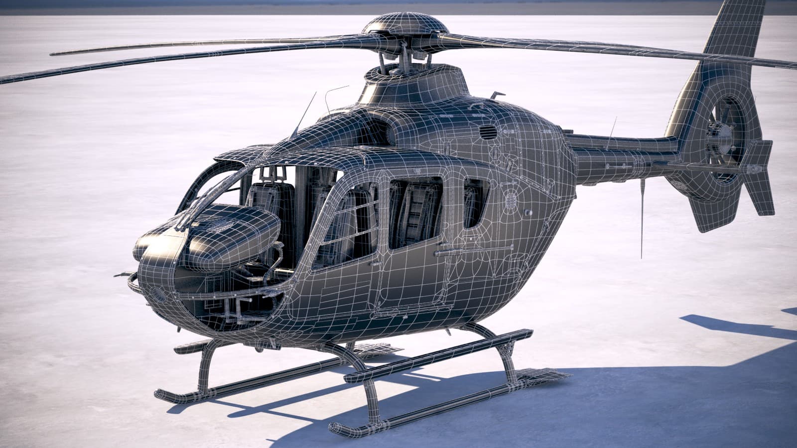 ADAC Eurocopter EC135 - 3D Model by SQUIR