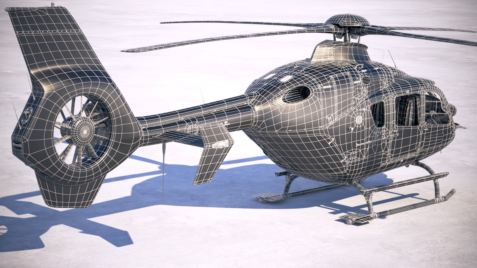 ADAC Eurocopter EC135 - 3D Model by SQUIR