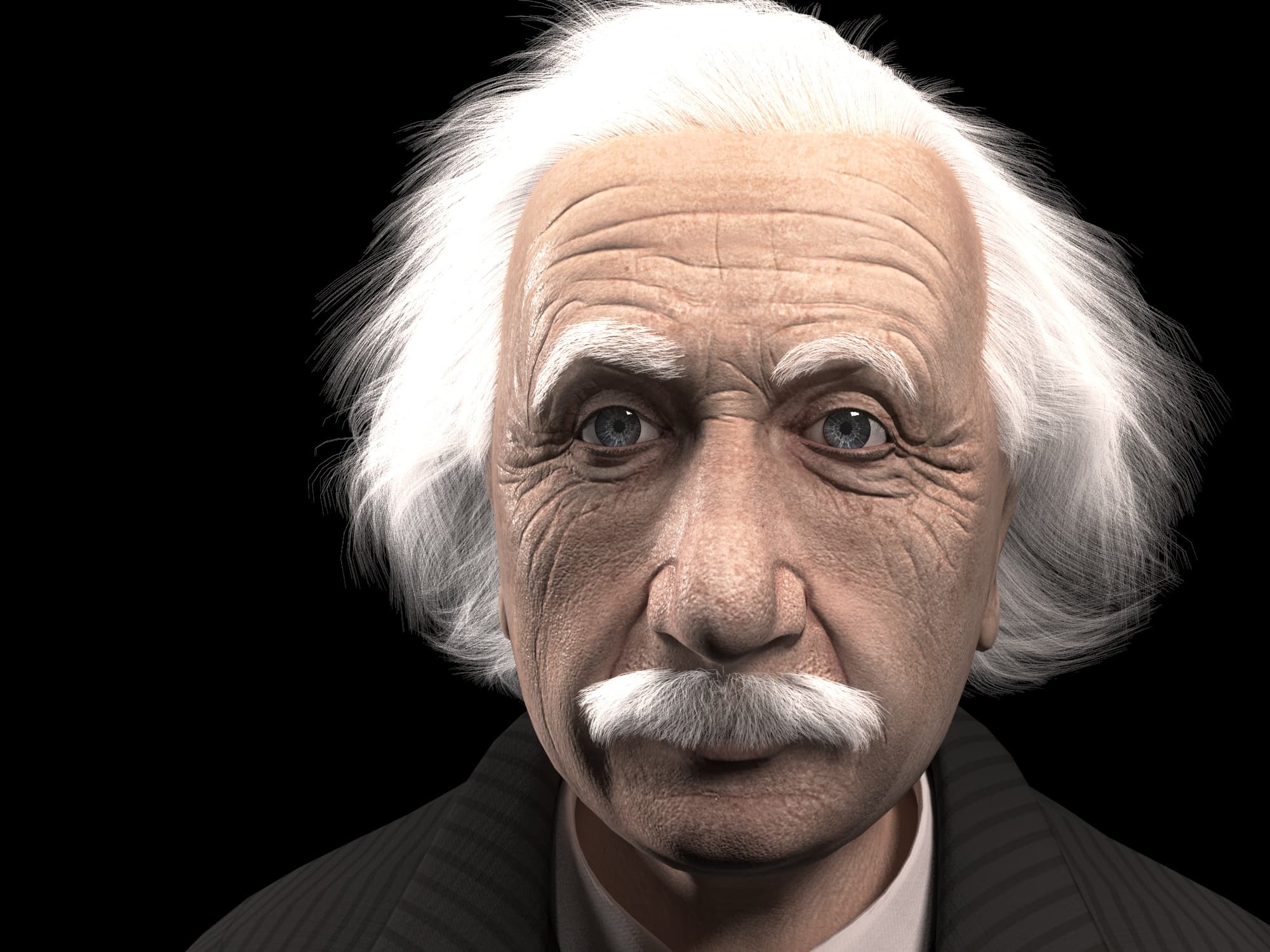 Albert Einstein - 3D Model by SQUIR