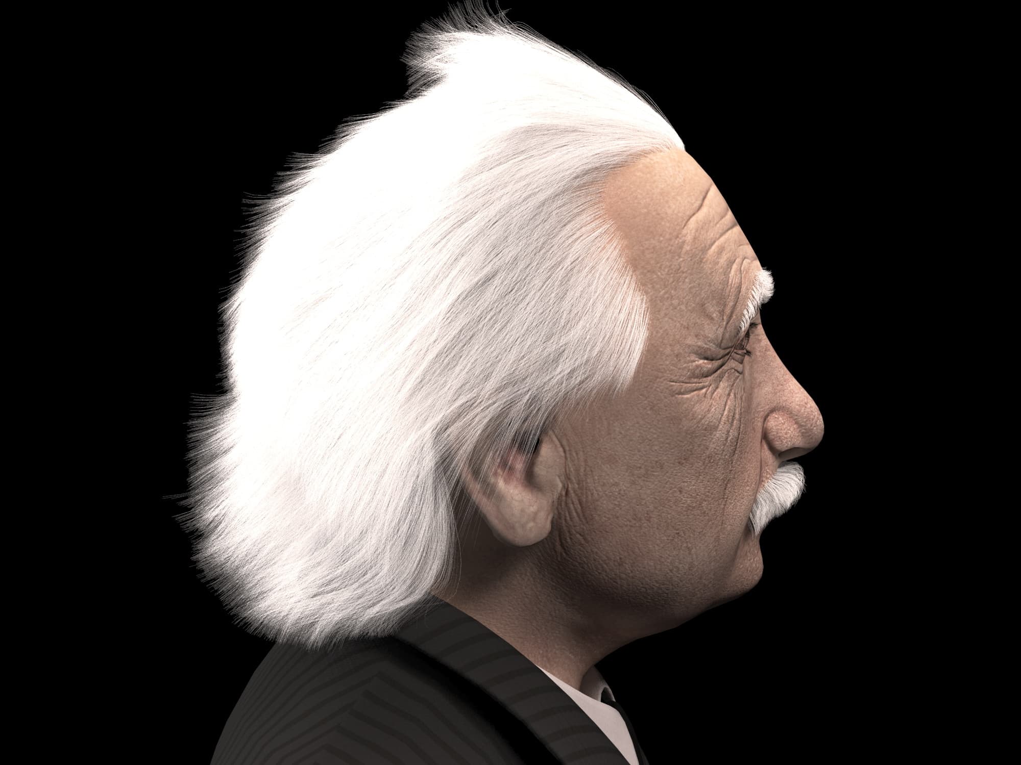 Albert Einstein - 3D Model by SQUIR