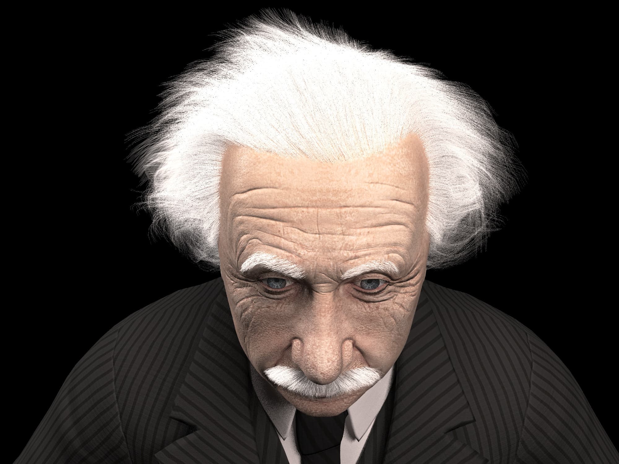 Albert Einstein - 3D Model by SQUIR