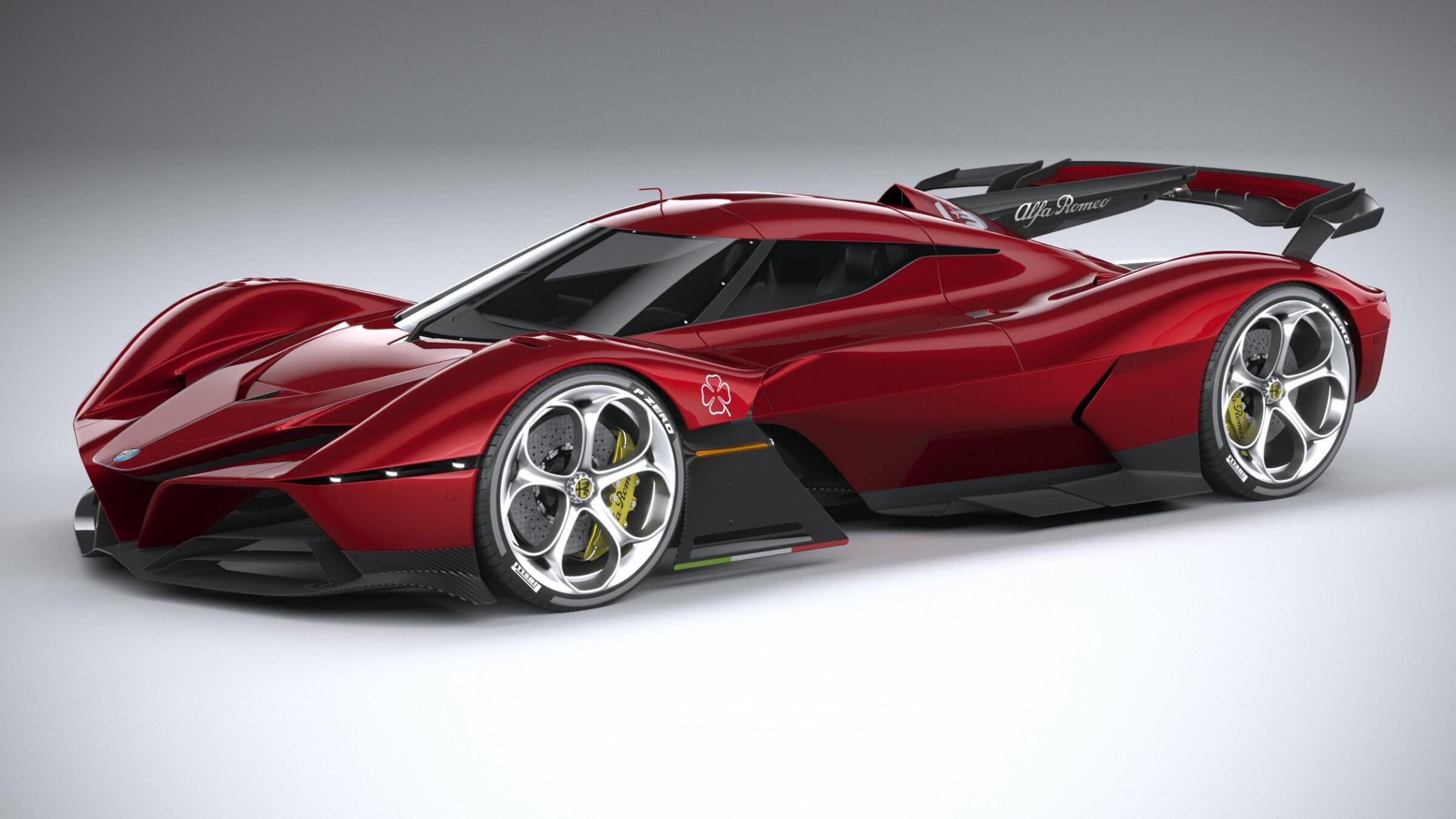 Alfa Romeo 8C-R Tazio 2020 3D Model by SQUIR