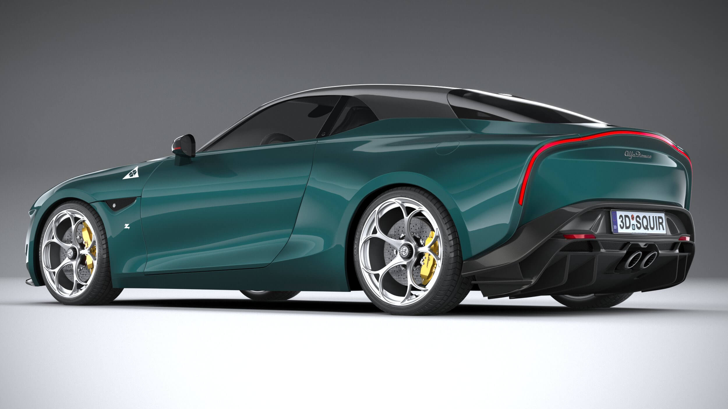 Alfa Romeo Giulia SWB Zagato 2023 - 3D Model by SQUIR