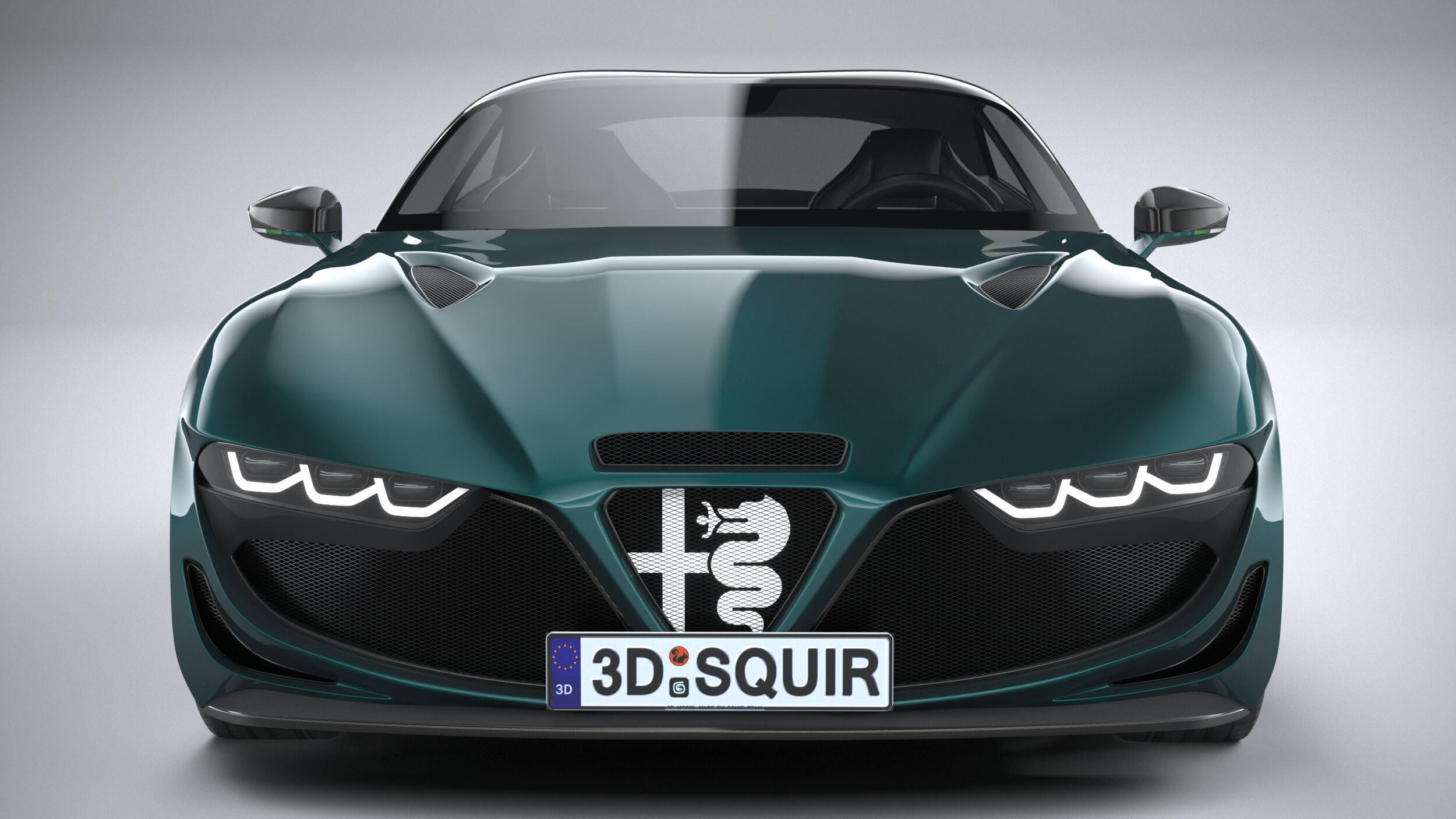Alfa Romeo Giulia SWB Zagato 2023 - 3D Model by SQUIR