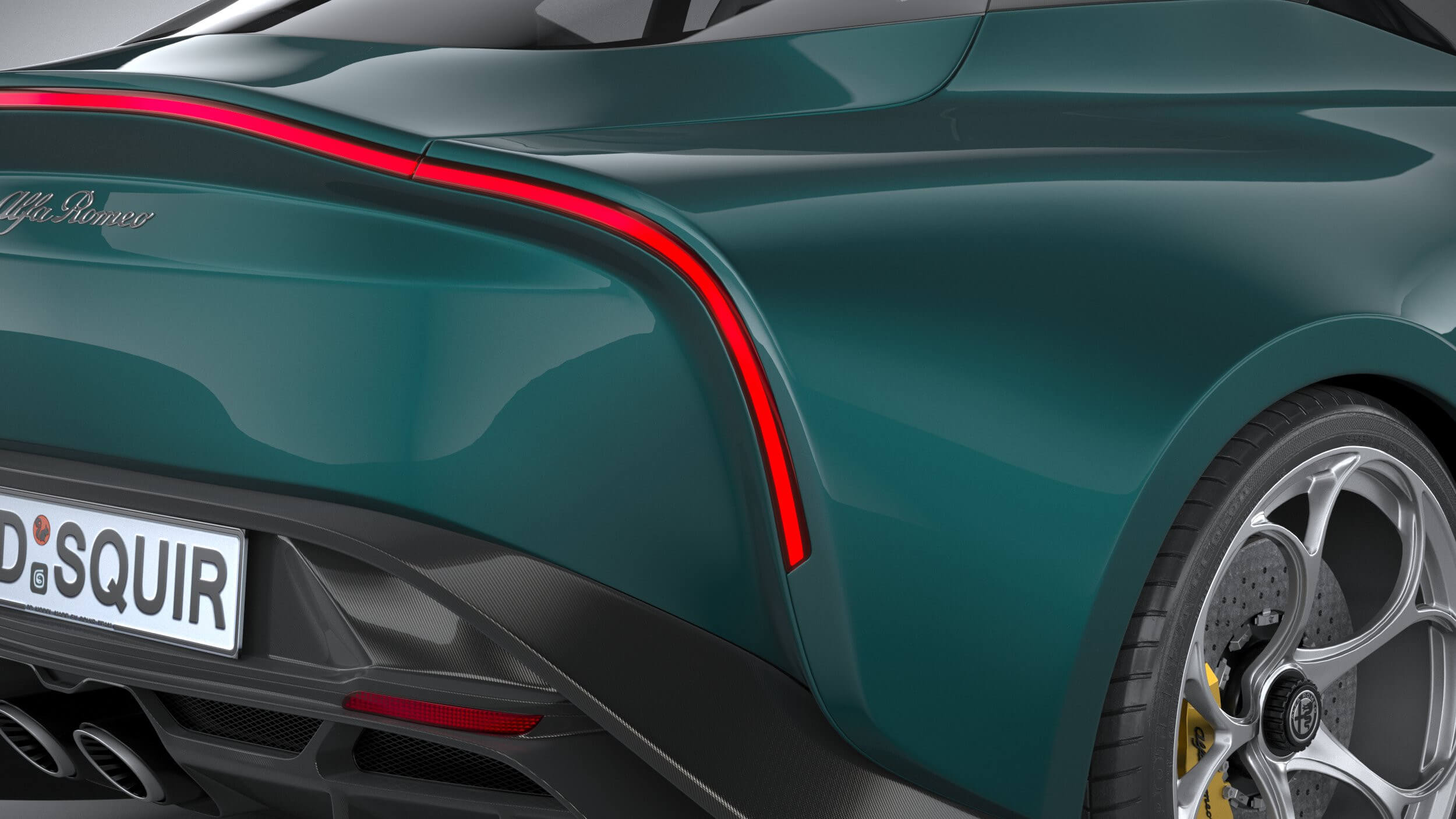 Alfa Romeo Giulia SWB Zagato 2023 - 3D Model by SQUIR