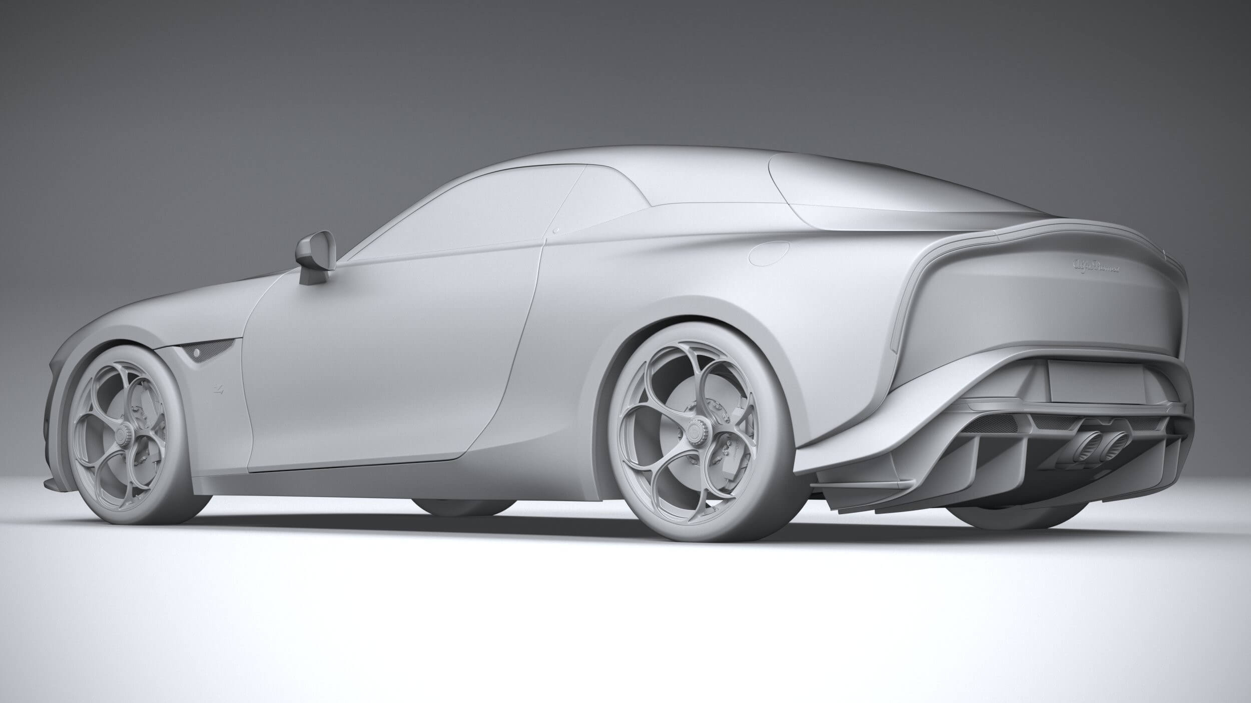 Alfa Romeo Giulia SWB Zagato 2023 - 3D Model by SQUIR