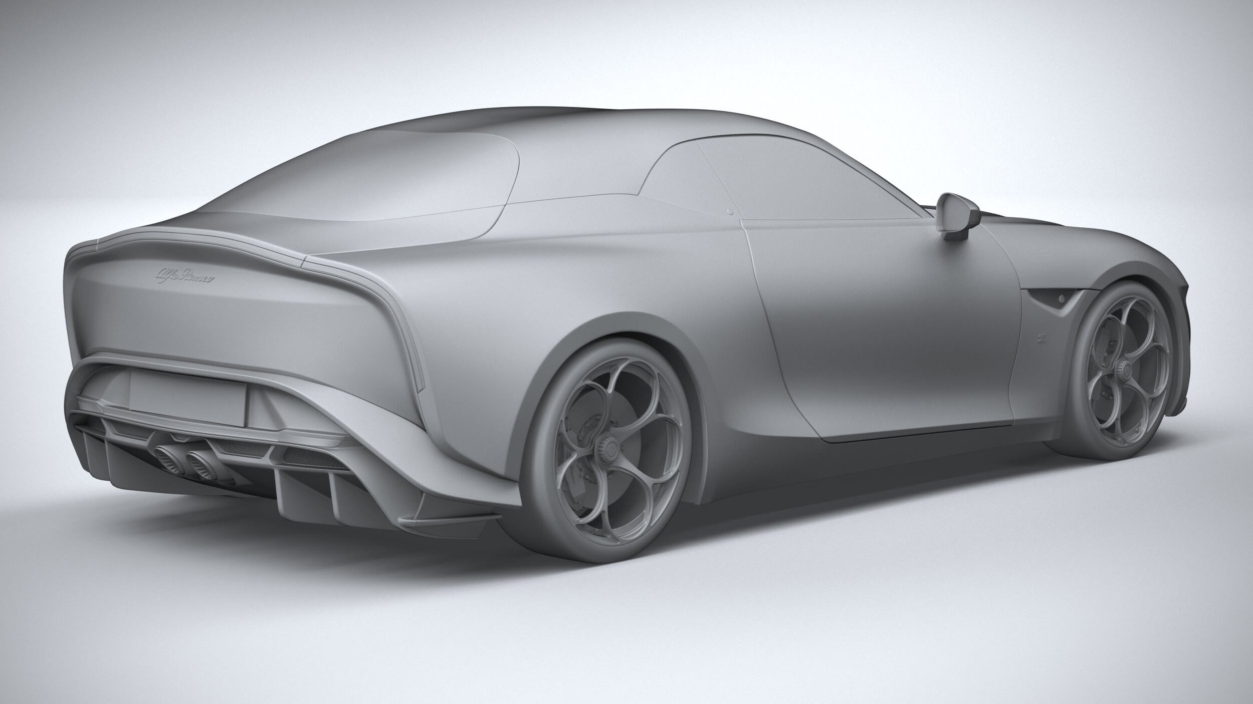 Alfa Romeo Giulia SWB Zagato 2023 - 3D Model by SQUIR