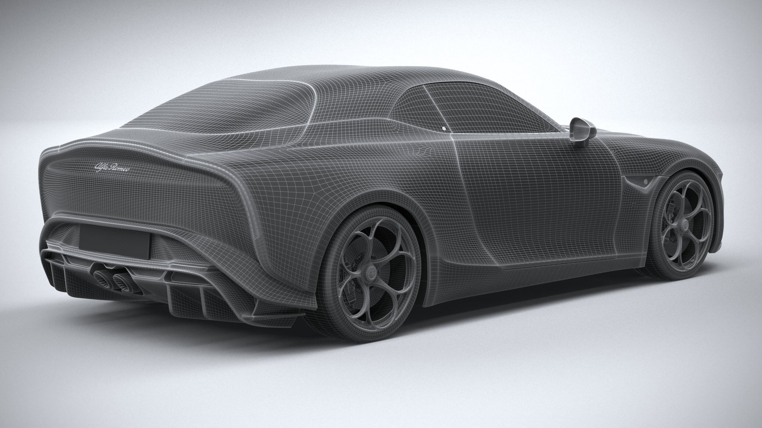 Alfa Romeo Giulia SWB Zagato 2023 - 3D Model by SQUIR