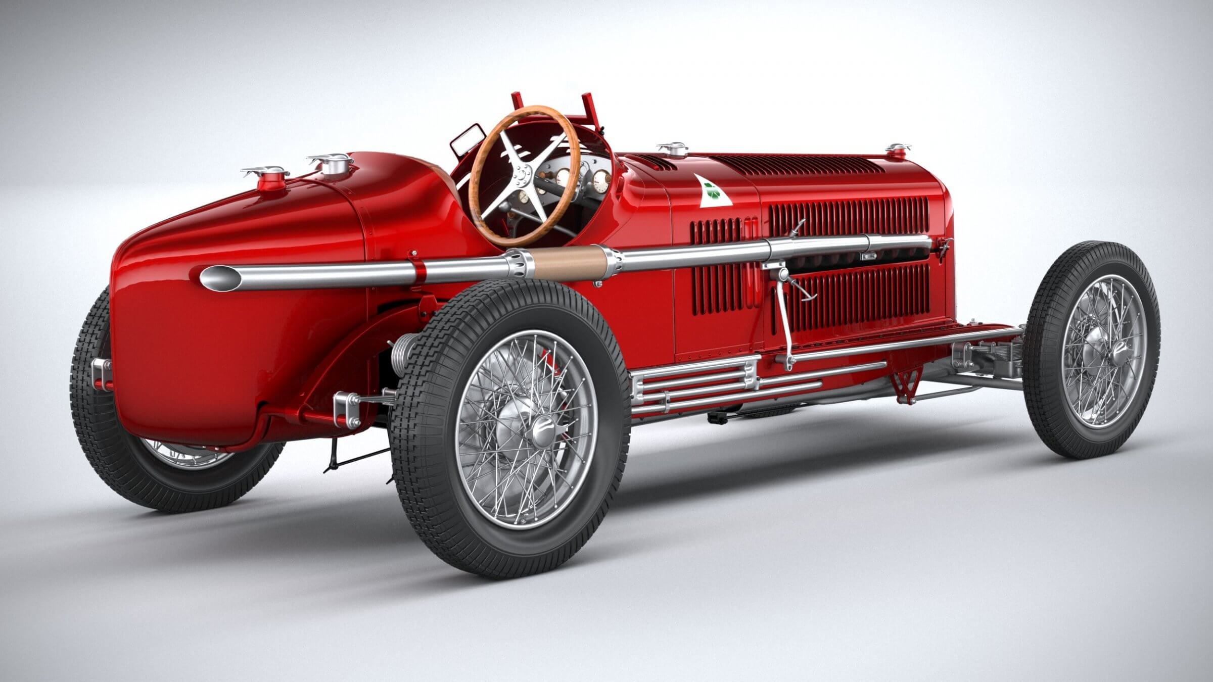 Alfa Romeo P3 1932 - 3D Model by SQUIR