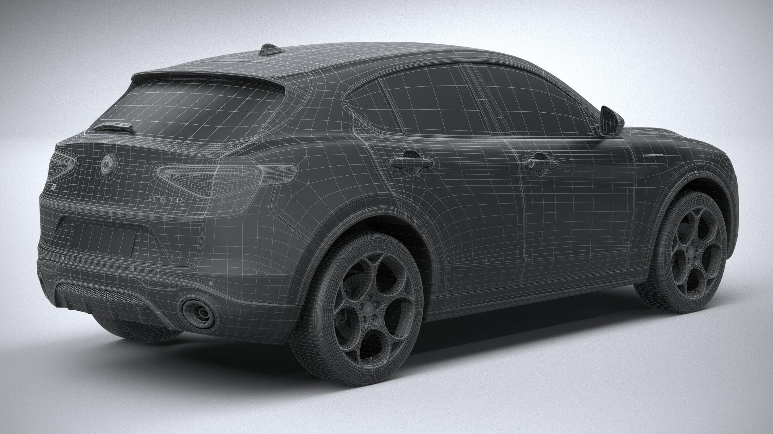 Alfa Romeo Stelvio 2023 - 3D Model by SQUIR