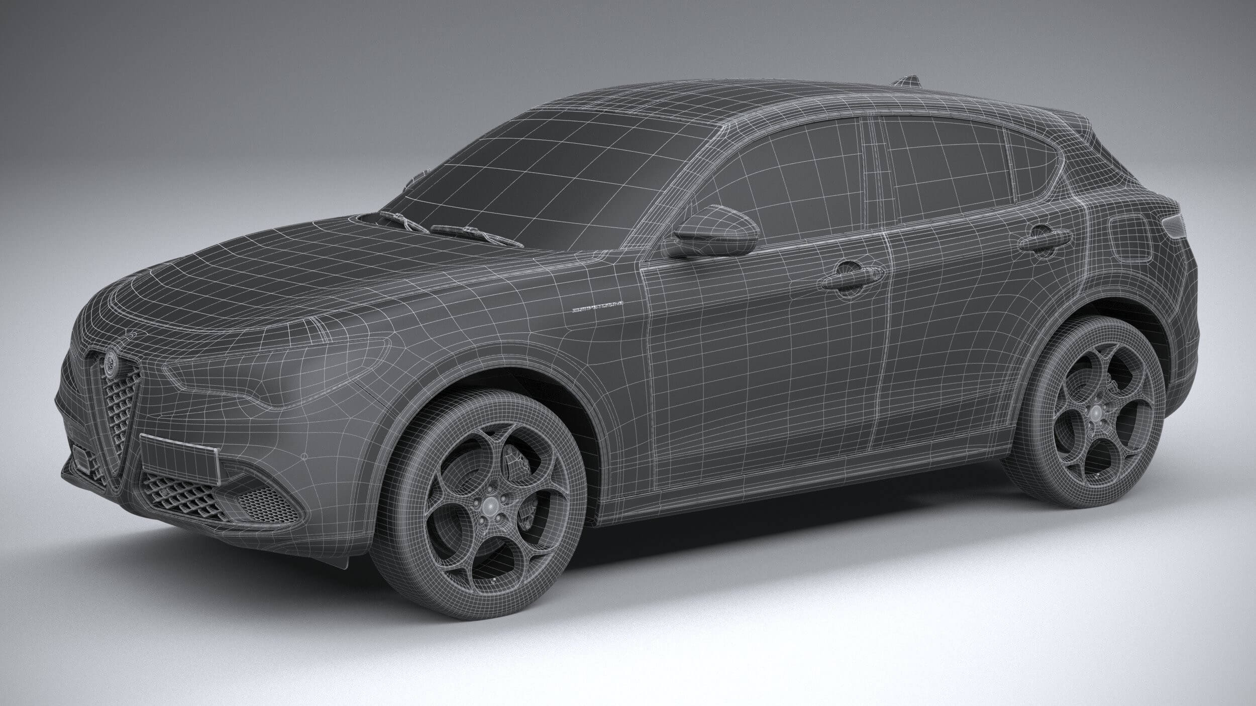 Alfa Romeo Stelvio 2023 - 3D Model by SQUIR