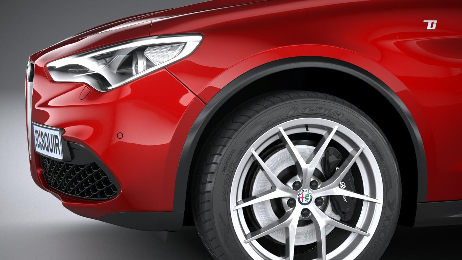 Alfa Romeo Stelvio Ti 2020 - 3D Model by SQUIR