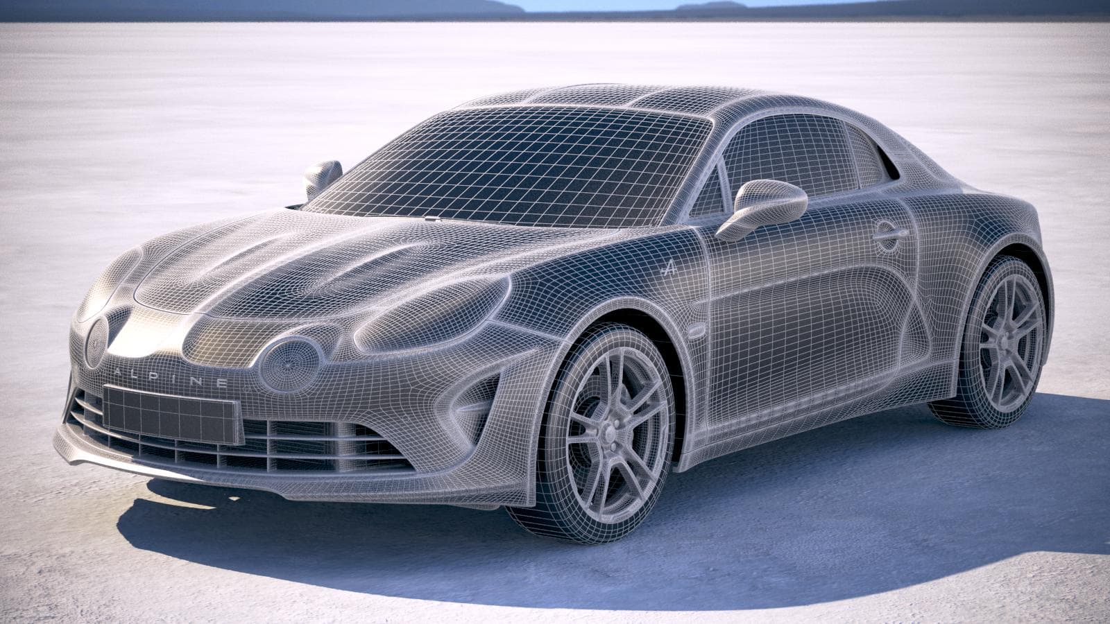 Alpine A110 2018 - 3D Model by SQUIR