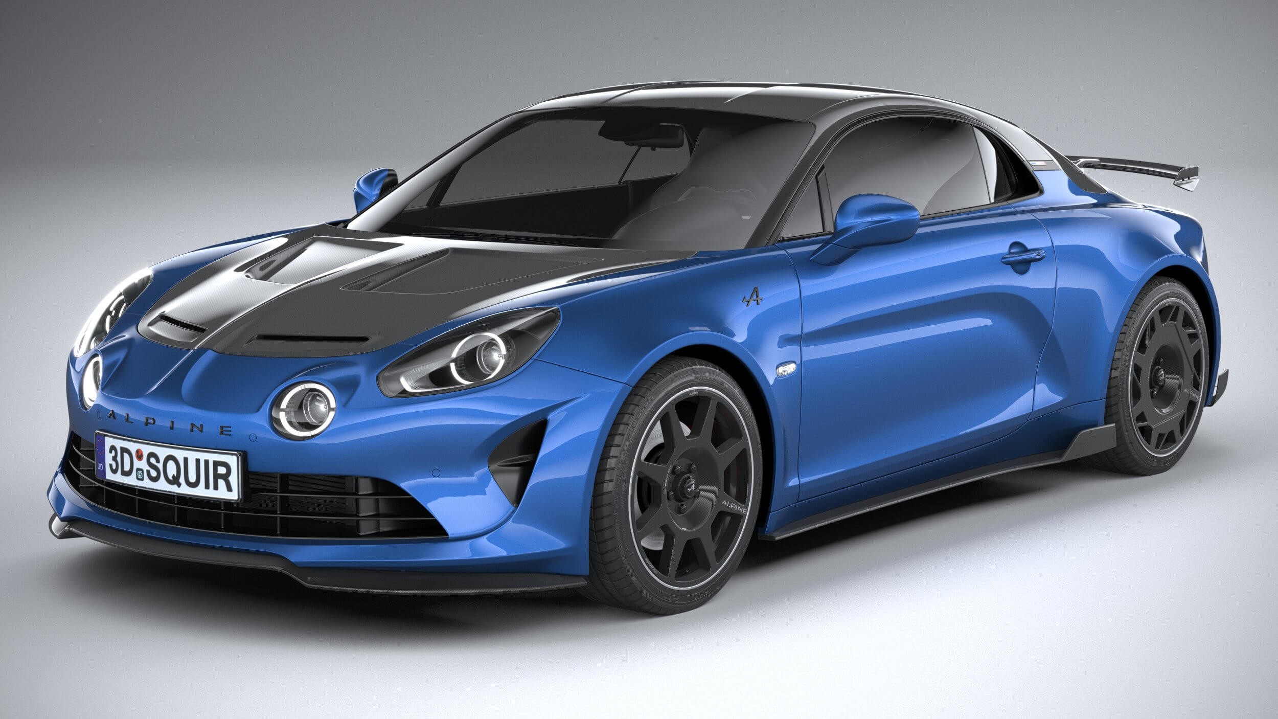 Alpine A110 R 2023 - 3D Model by SQUIR