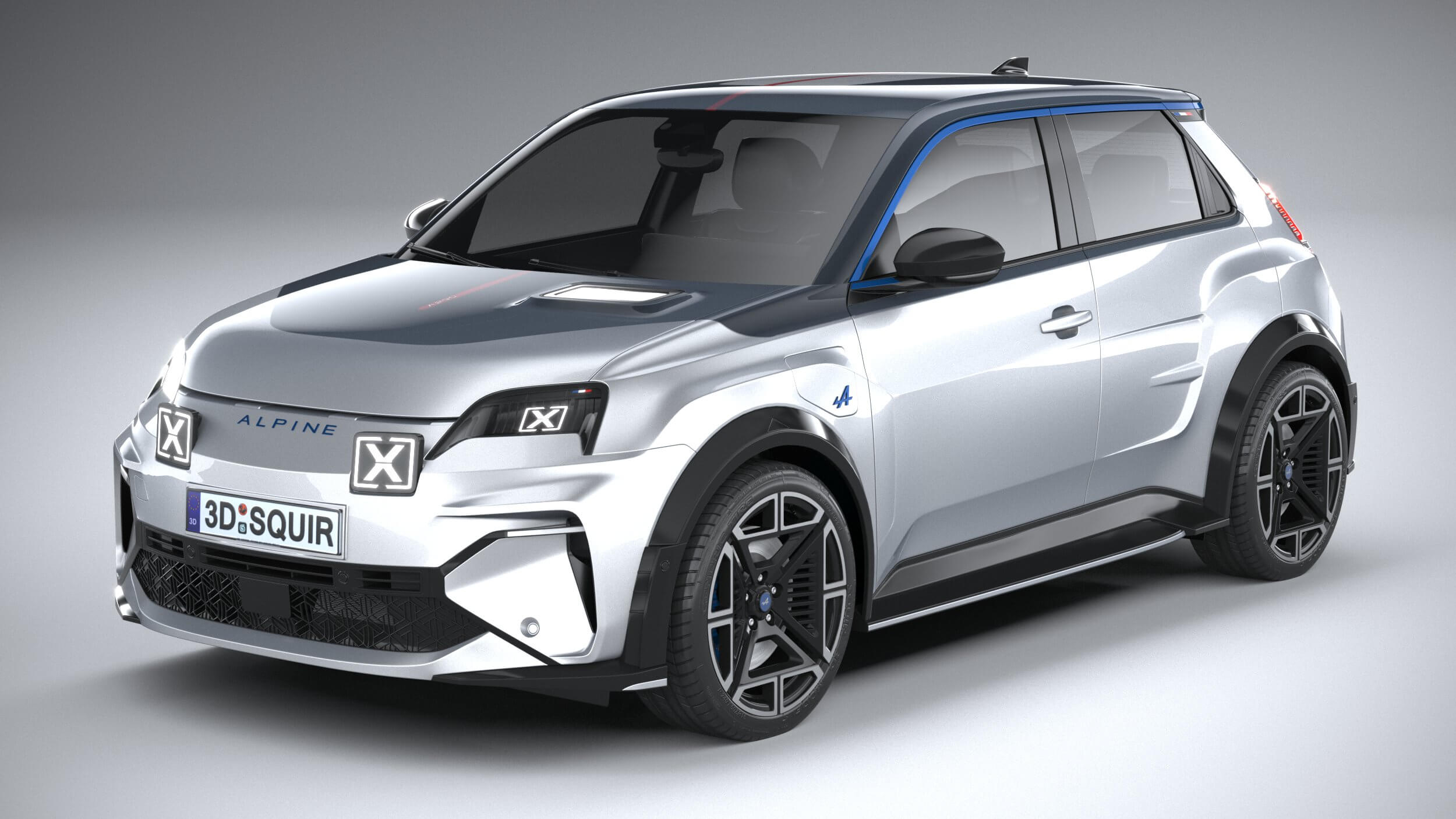 Alpine A290 2025 - 3D Model by SQUIR