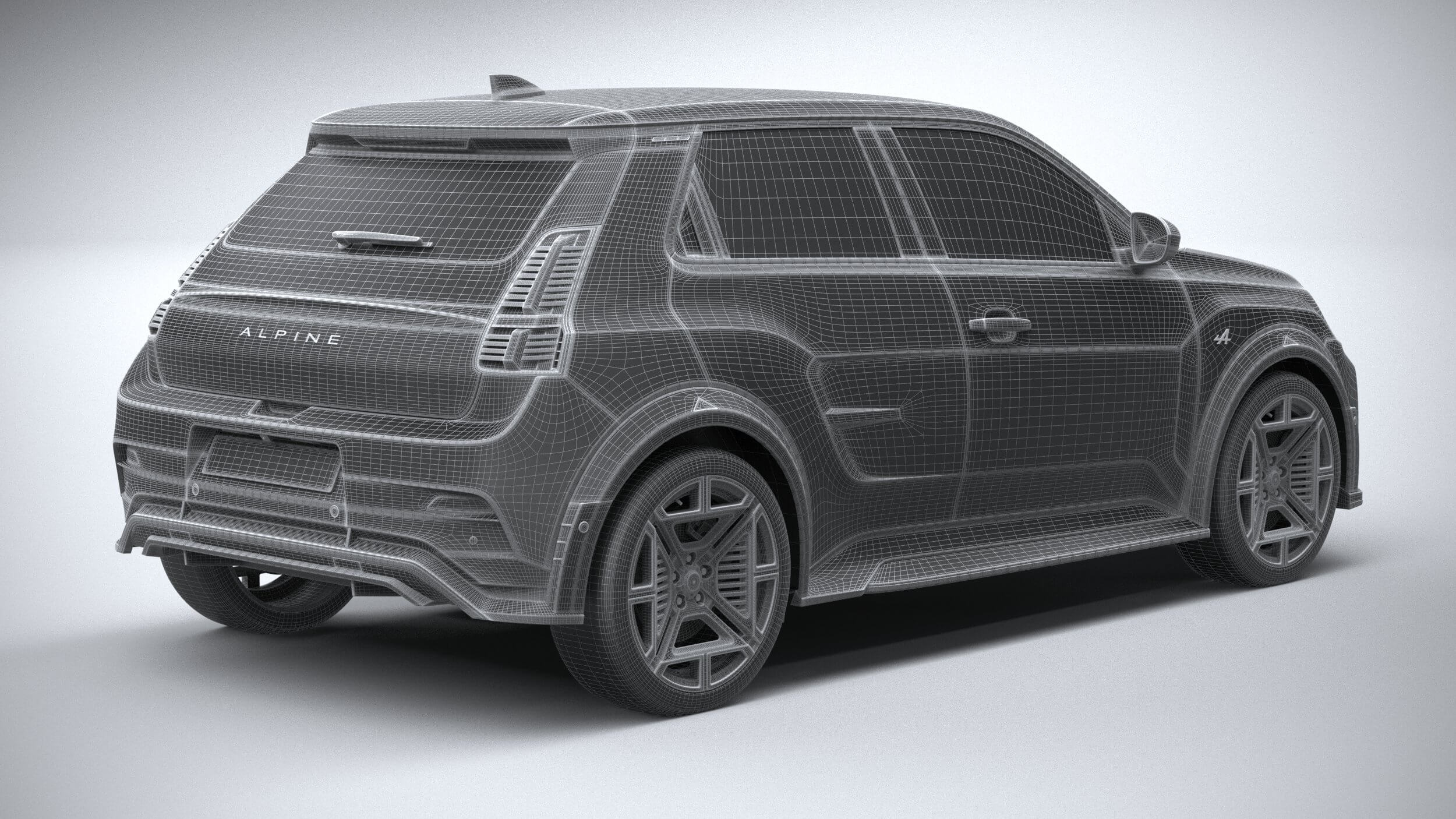 Alpine A290 2025 - 3D Model by SQUIR