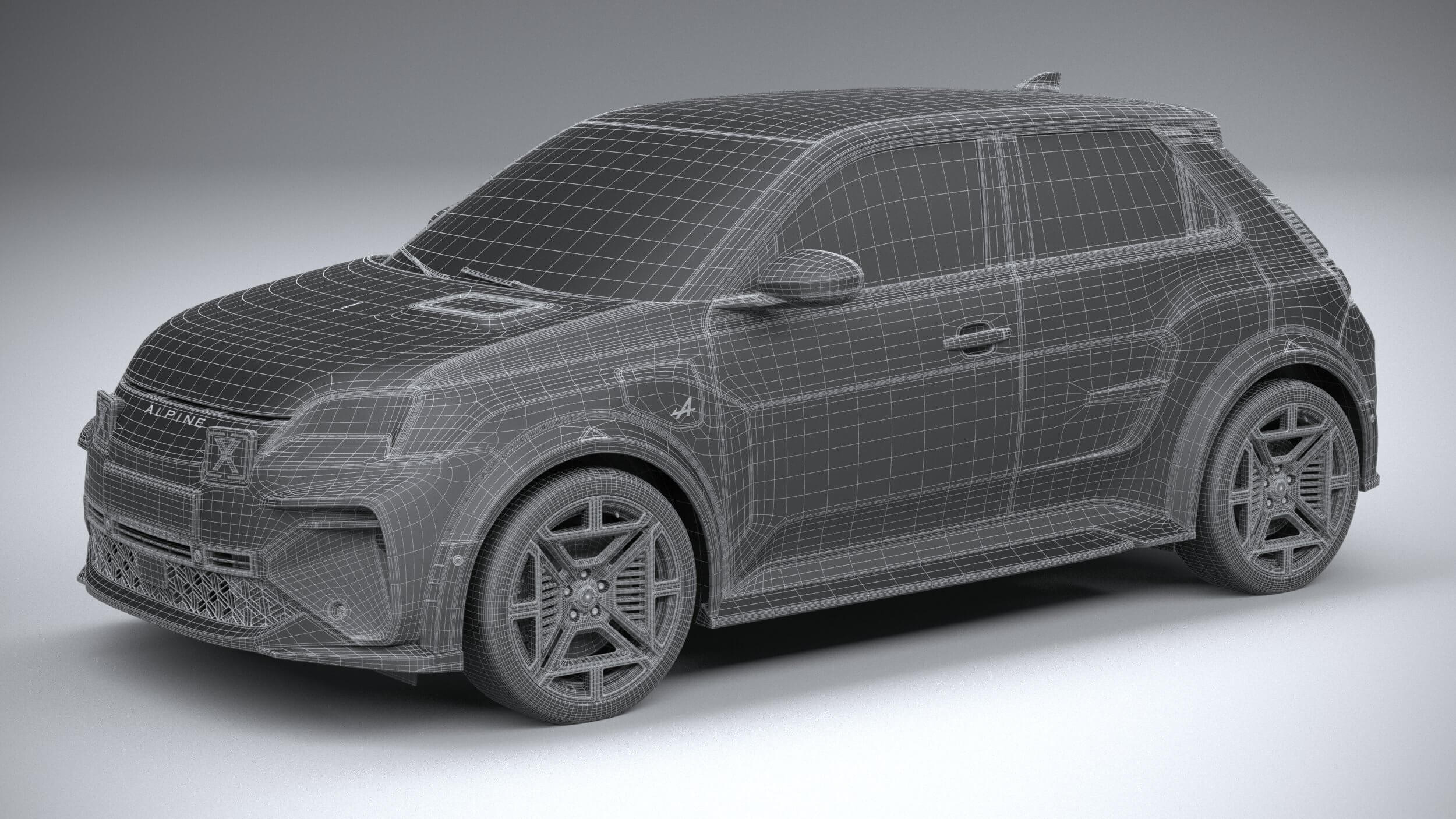 Alpine A290 2025 - 3D Model by SQUIR