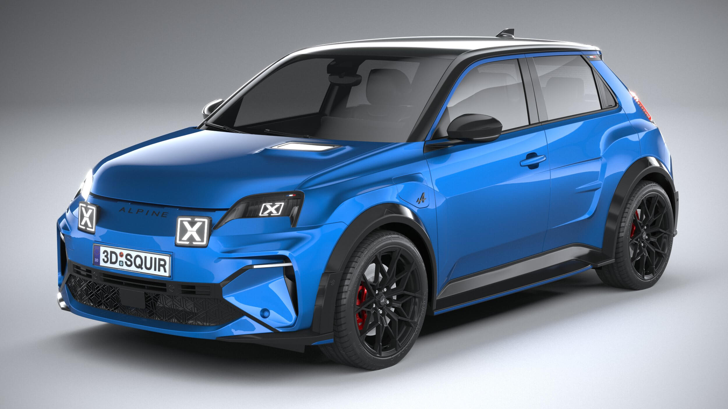 Alpine A290 GTS 2025 - 3D Model by SQUIR