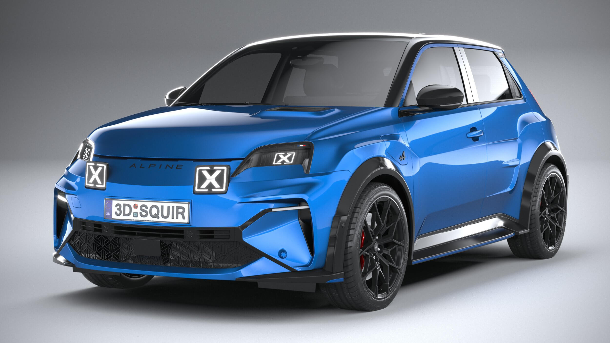 Alpine A290 GTS 2025 - 3D Model by SQUIR