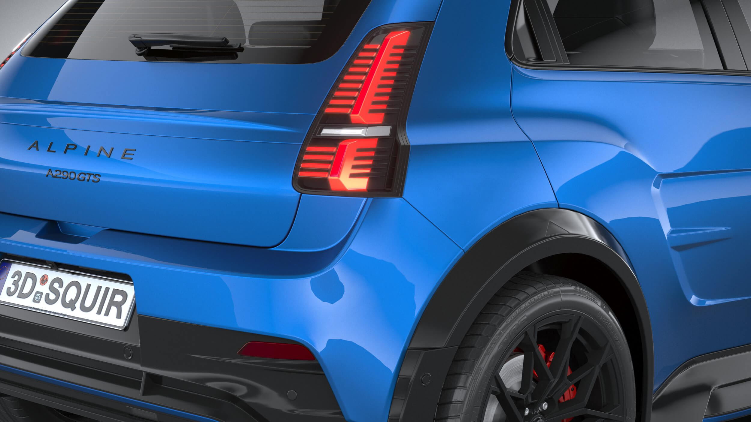 Alpine A290 GTS 2025 - 3D Model by SQUIR