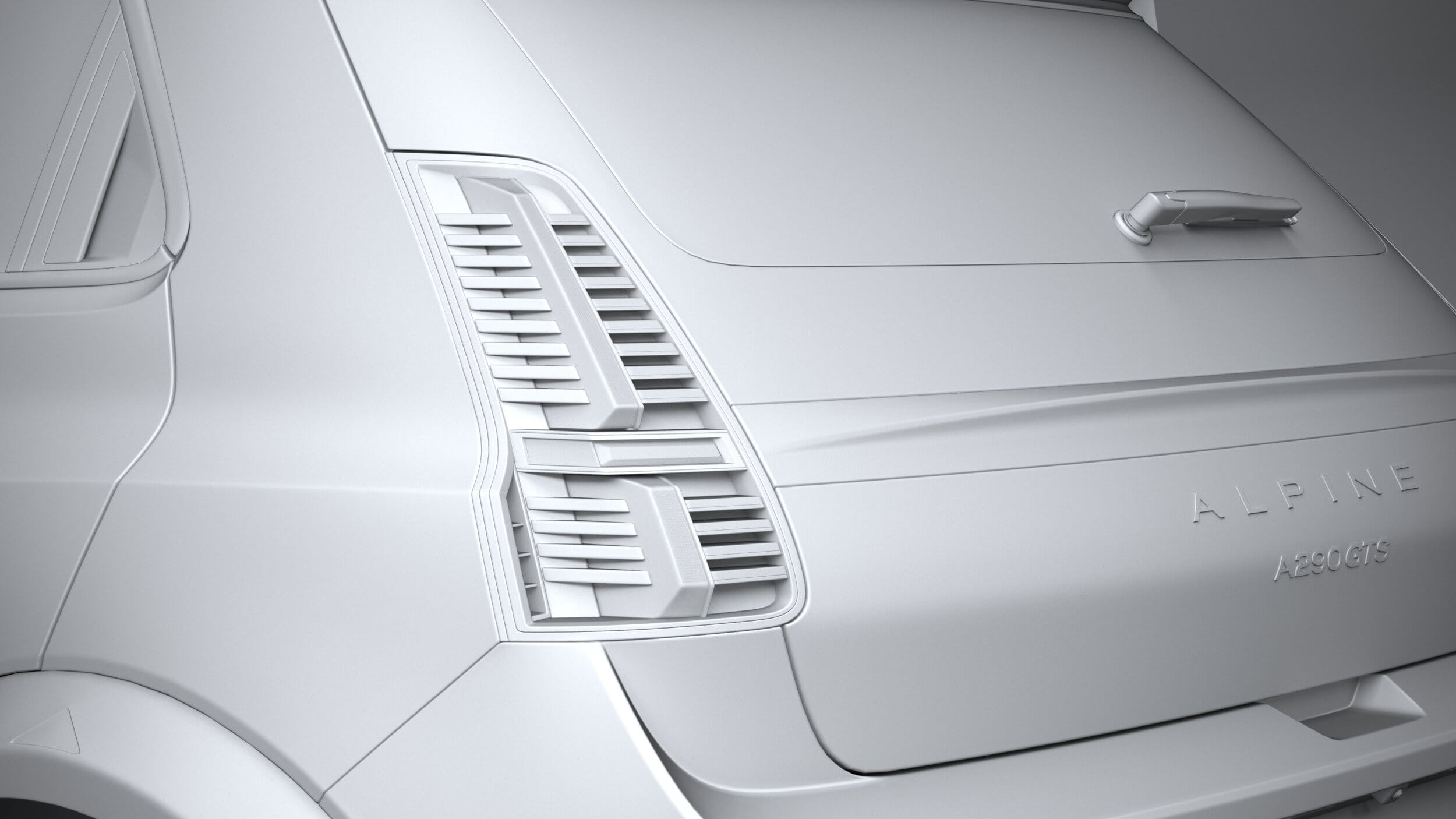 Alpine A290 GTS 2025 - 3D Model by SQUIR