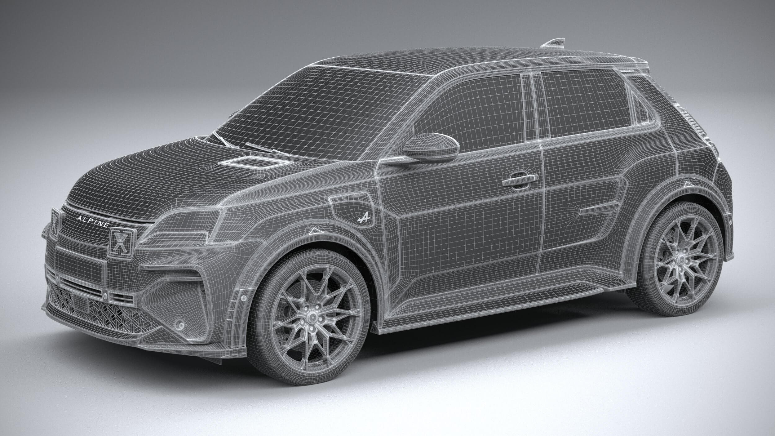 Alpine A290 GTS 2025 - 3D Model by SQUIR