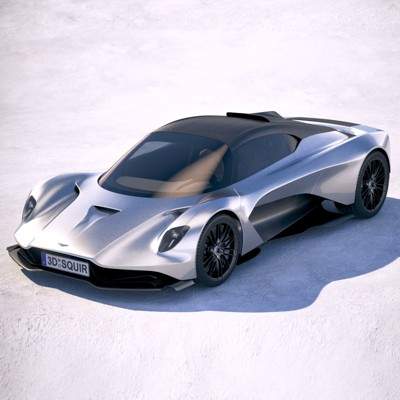 Aston Martin Valhalla 2020 - 3D Model by SQUIR