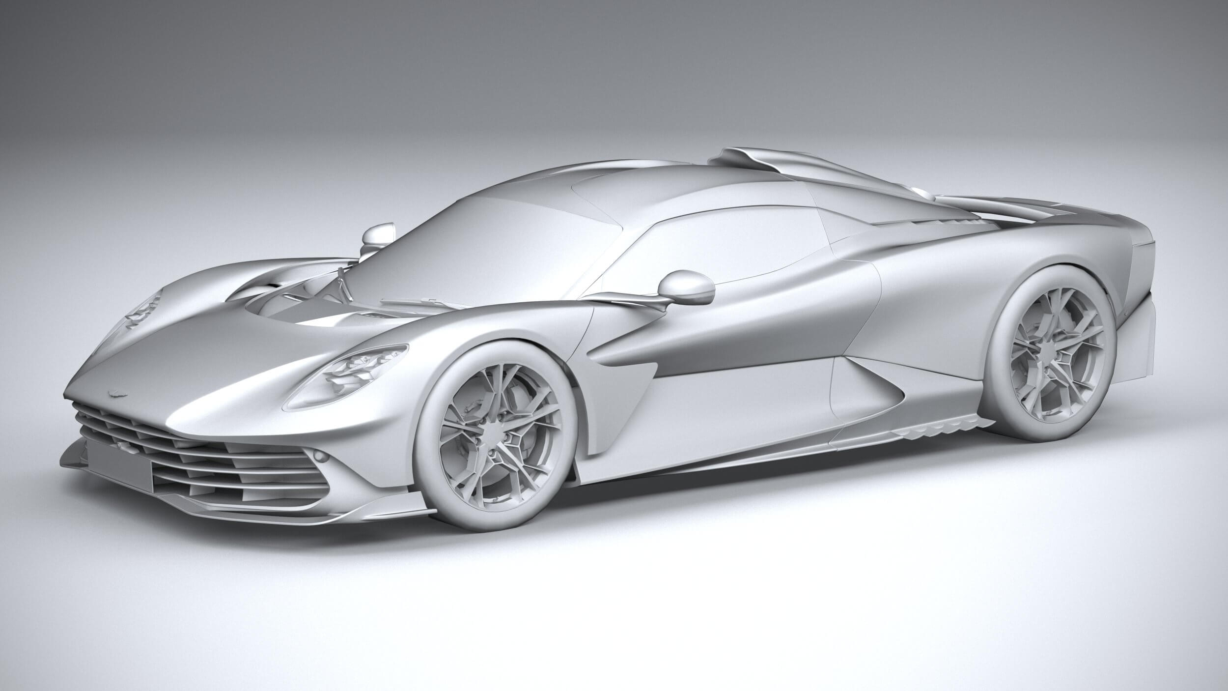 Aston Martin Valhalla 2026 Lowpoly - 3D Model by SQUIR