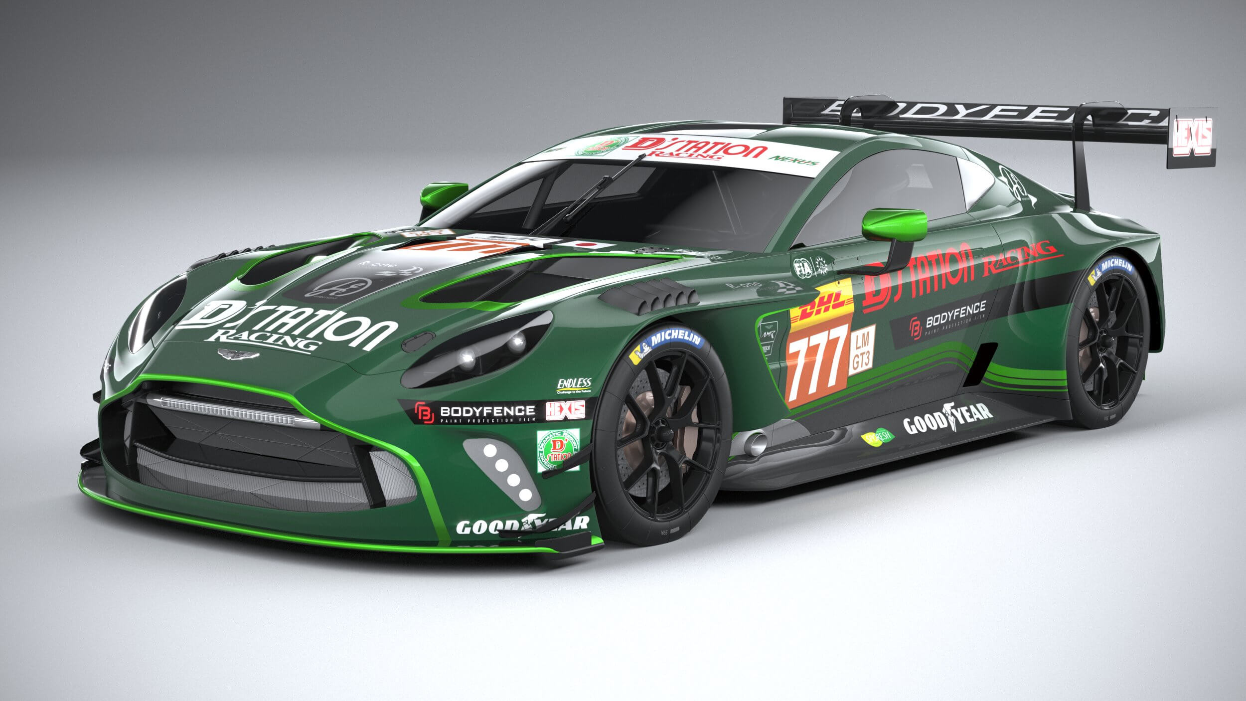 Aston Martin Vantage GT3 2023 - 3D Model by SQUIR