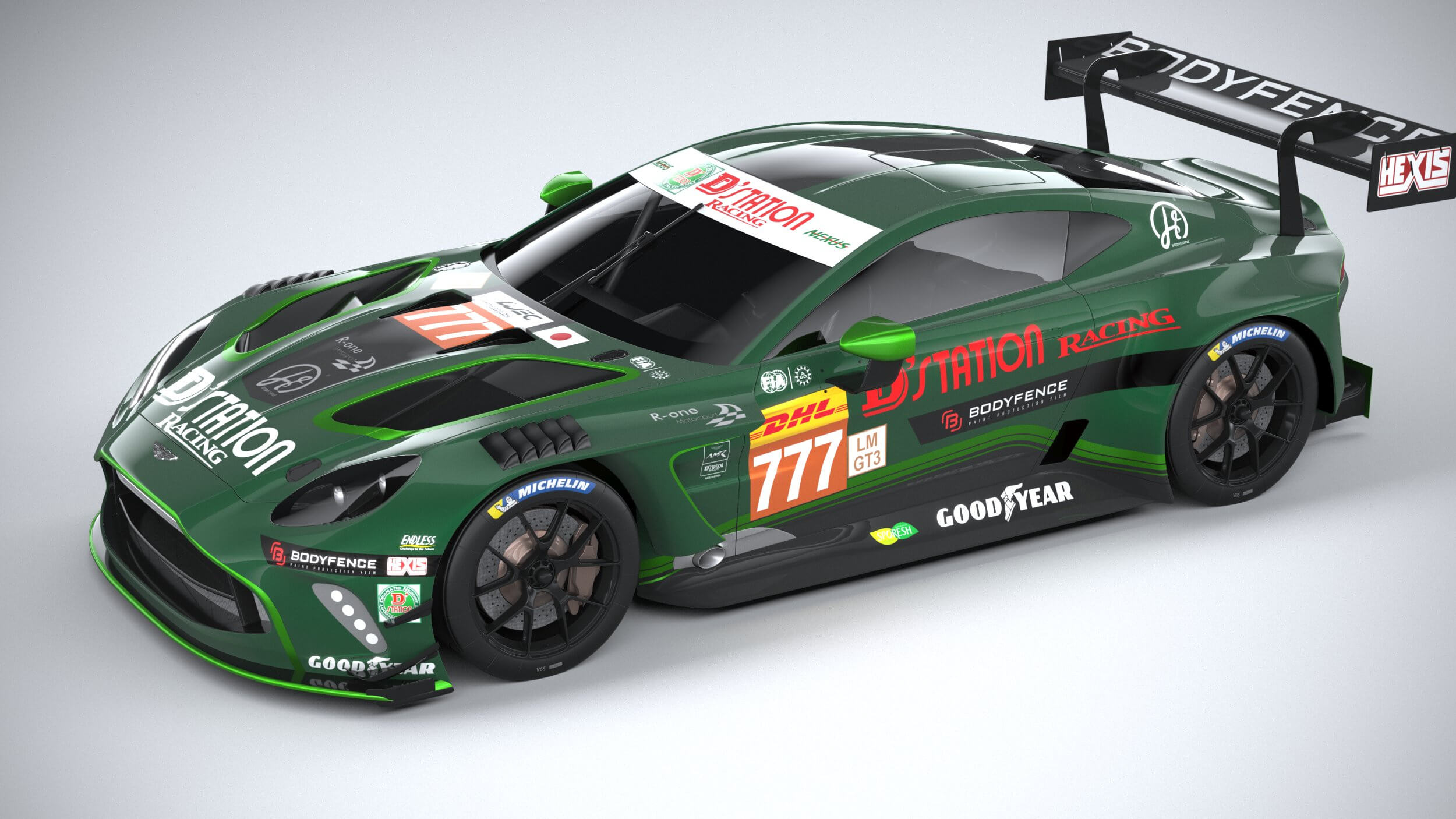 Aston Martin Vantage GT3 2023 - 3D Model by SQUIR
