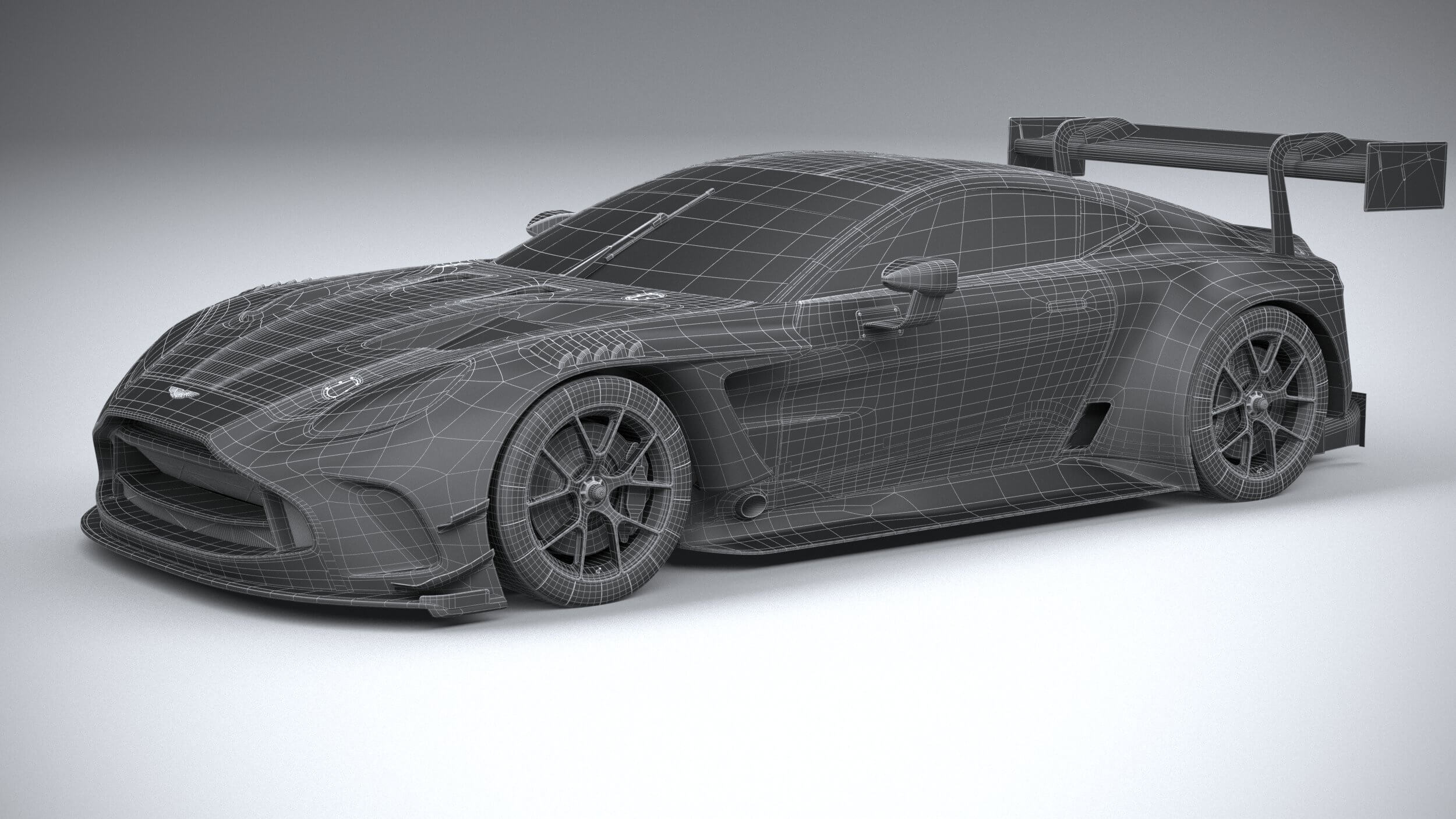 Aston Martin Vantage GT3 2023 - 3D Model by SQUIR
