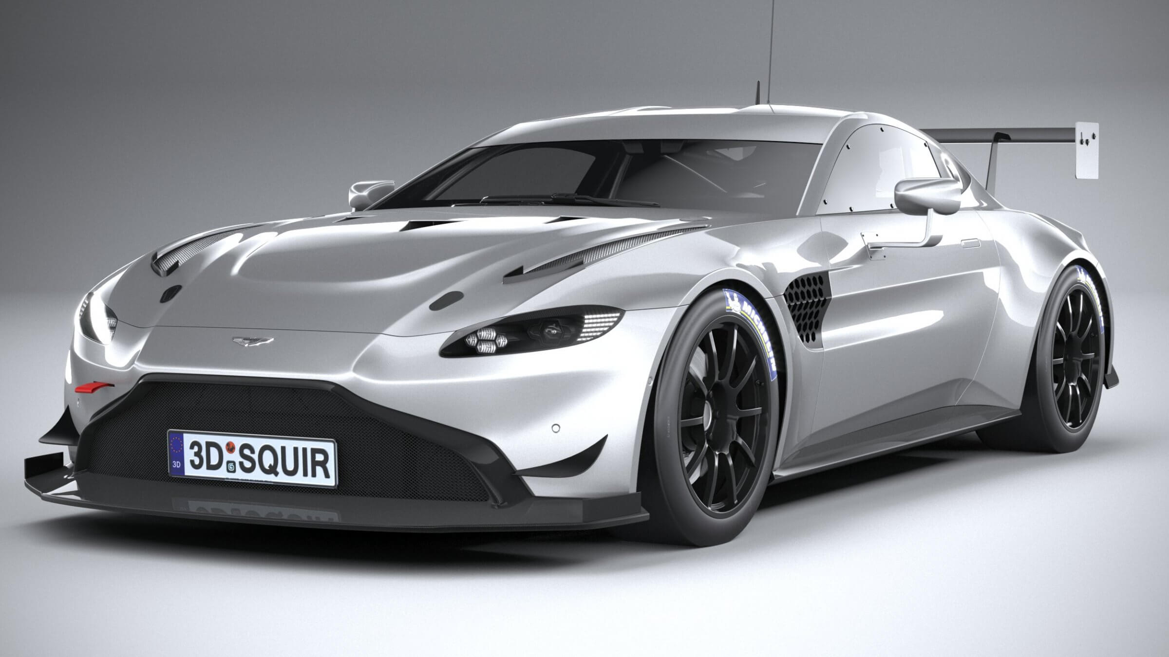 Aston Martin Vantage GT8R 2021 - 3D Model by SQUIR