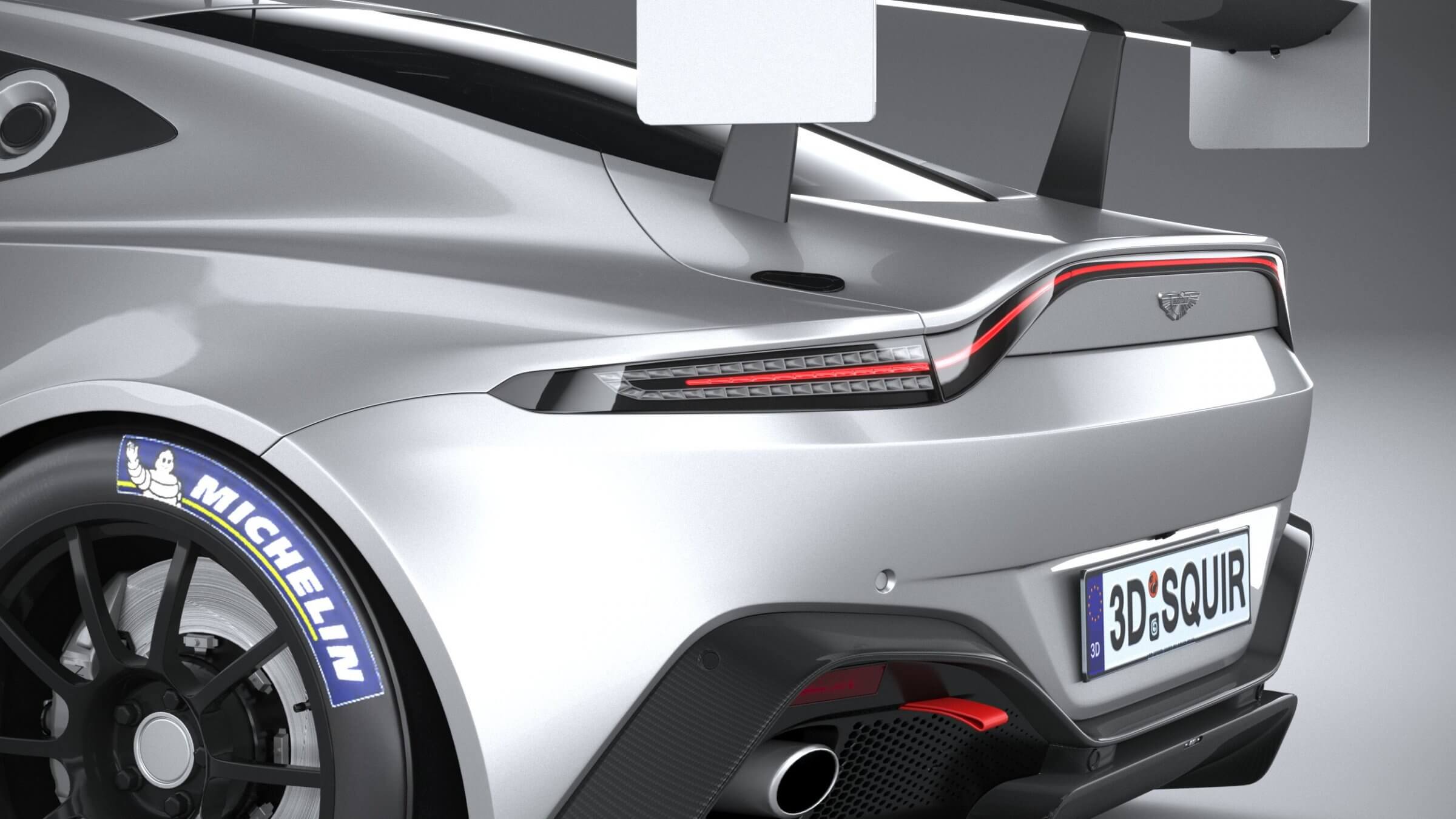 Aston Martin Vantage GT8R 2021 - 3D Model by SQUIR